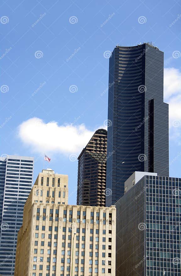Office Buildings - Seattle stock image. Image of modern - 10785449