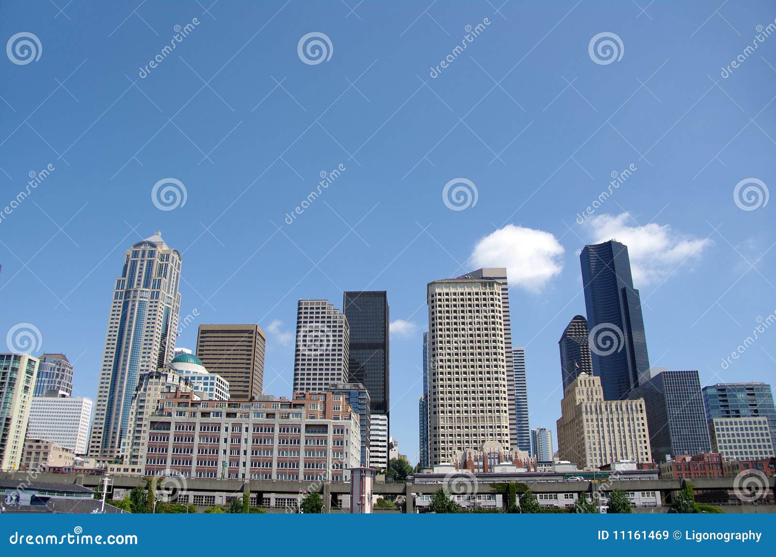 Office Buildings - Seattle stock image. Image of district - 11161469