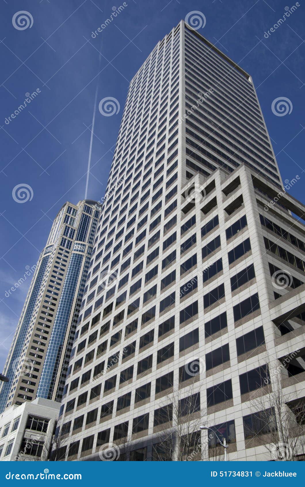 Office buildings seattle stock image. Image of condominium - 51734831