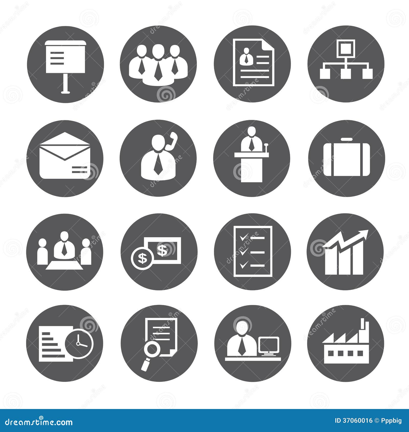 Office and business icons stock illustration. Illustration of business ...