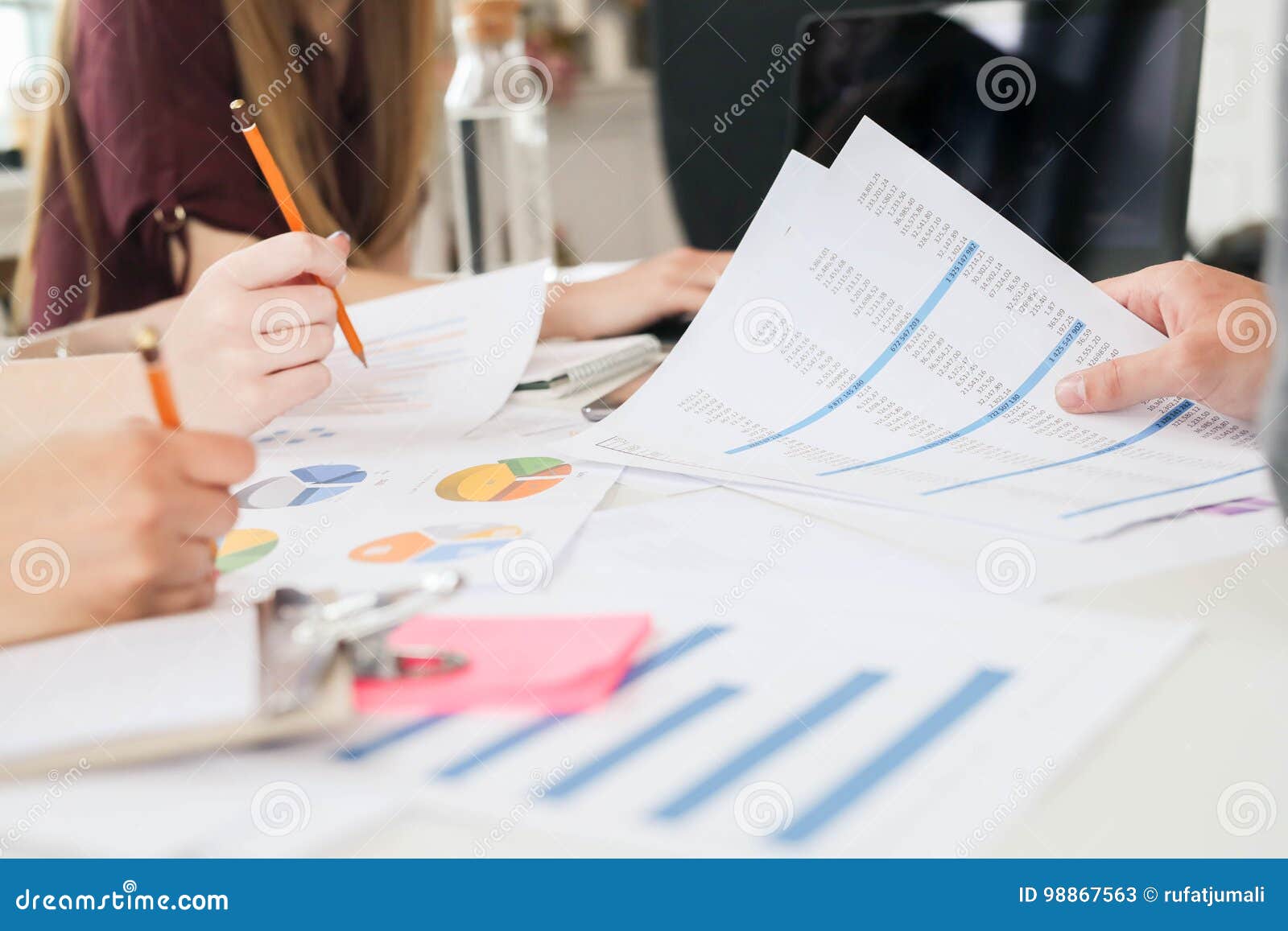 People in the office stock image. Image of details, career - 98867563