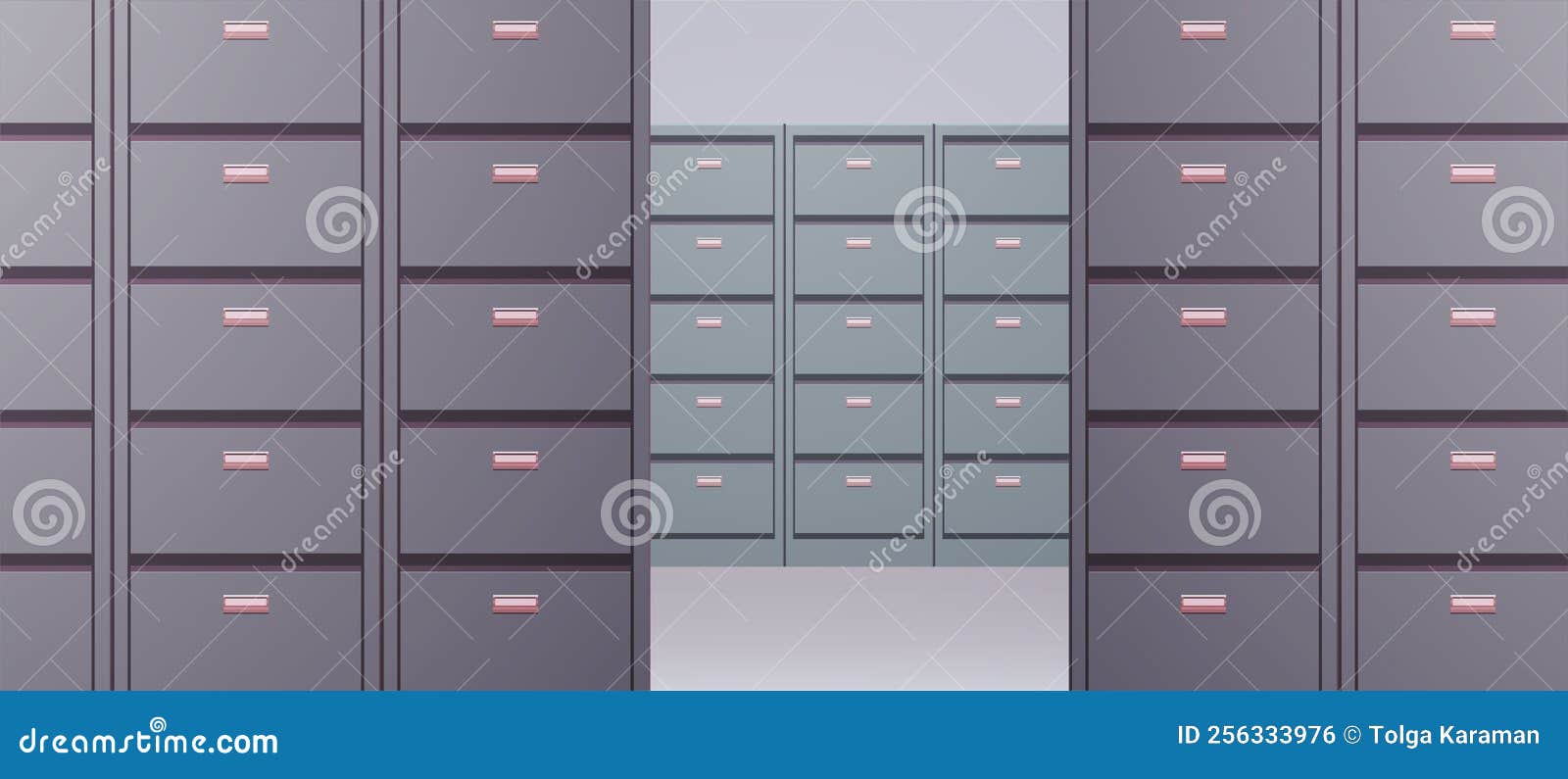 Office Cabinet and Document Data Archive Storage Folders for Files ...