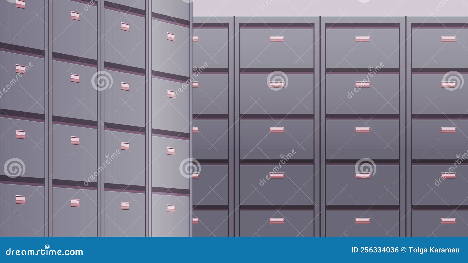 Office Cabinet and Document Data Archive Storage Folders for Files ...