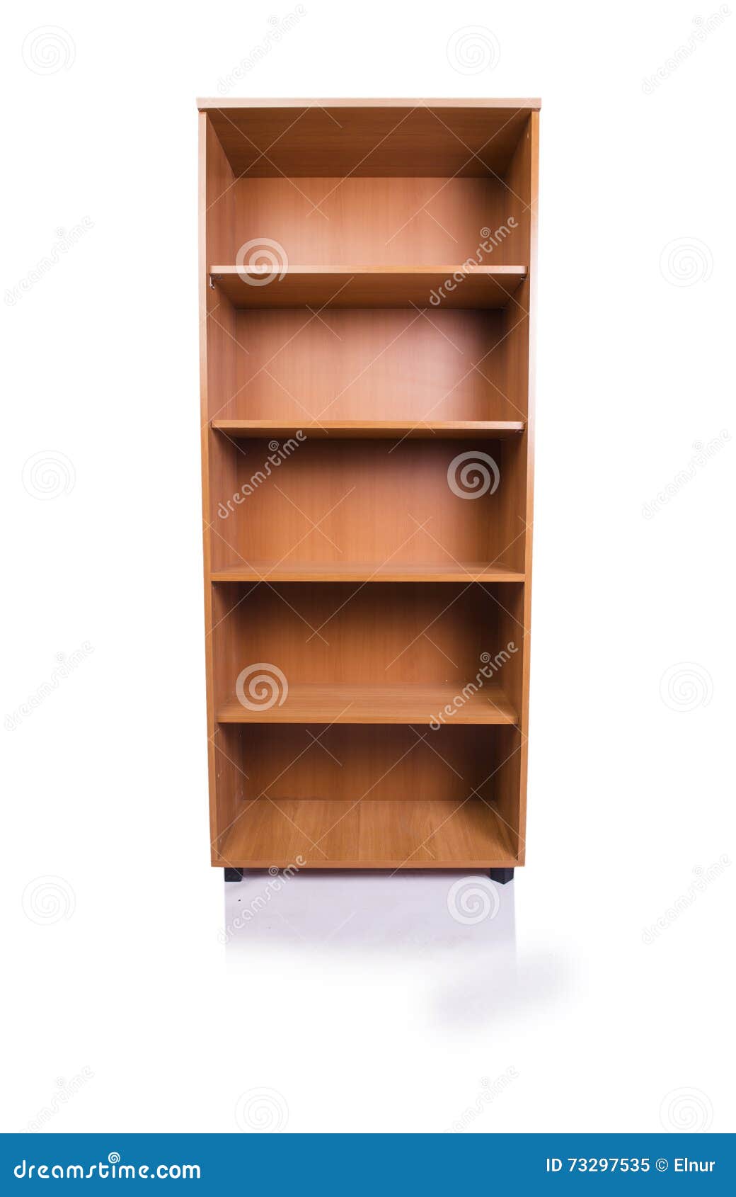 The Office Cabinet Shelf Isolated on White Background Stock Image ...