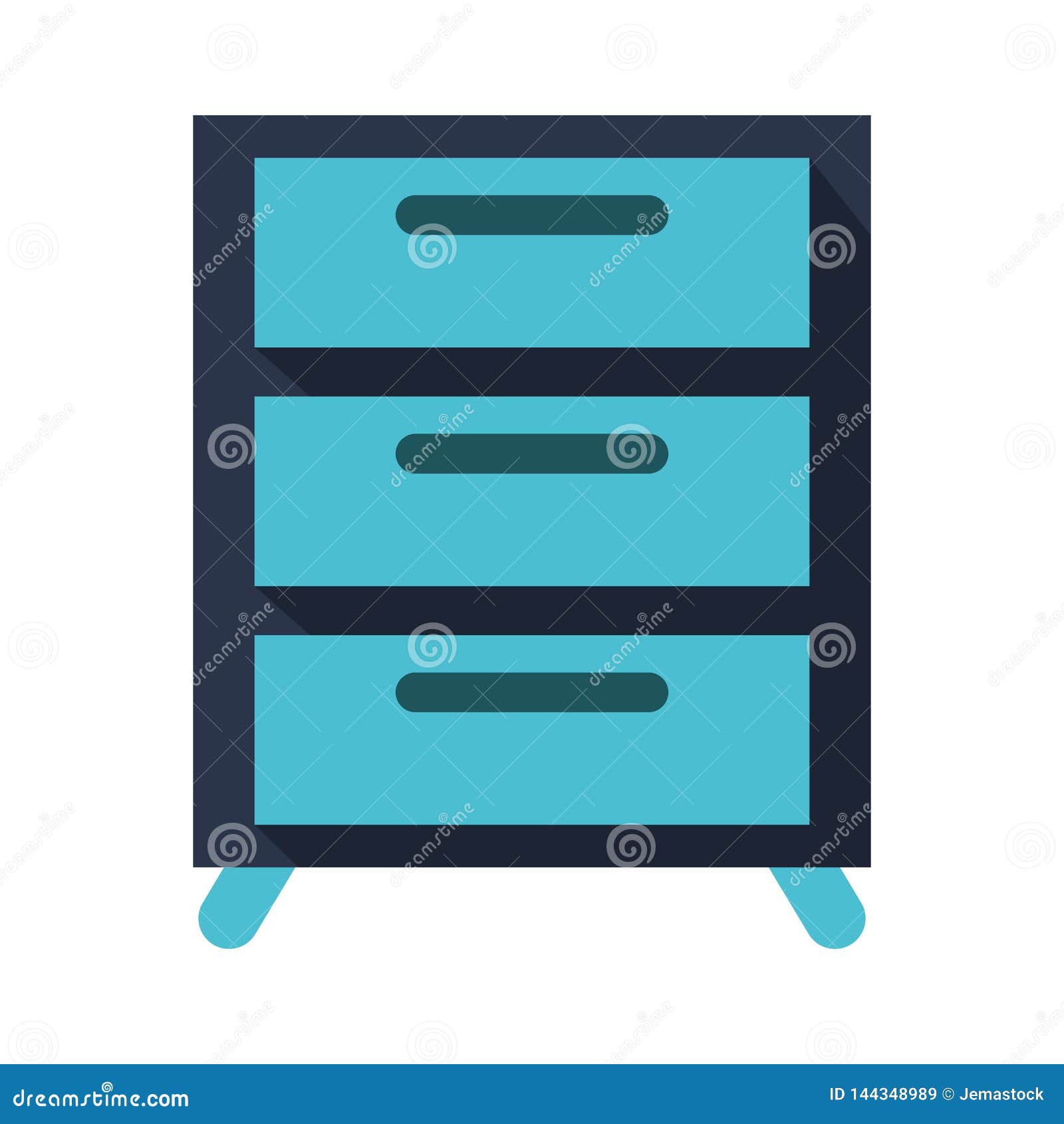 Office Cabinet Symbol Isolated Stock Vector - Illustration of ...