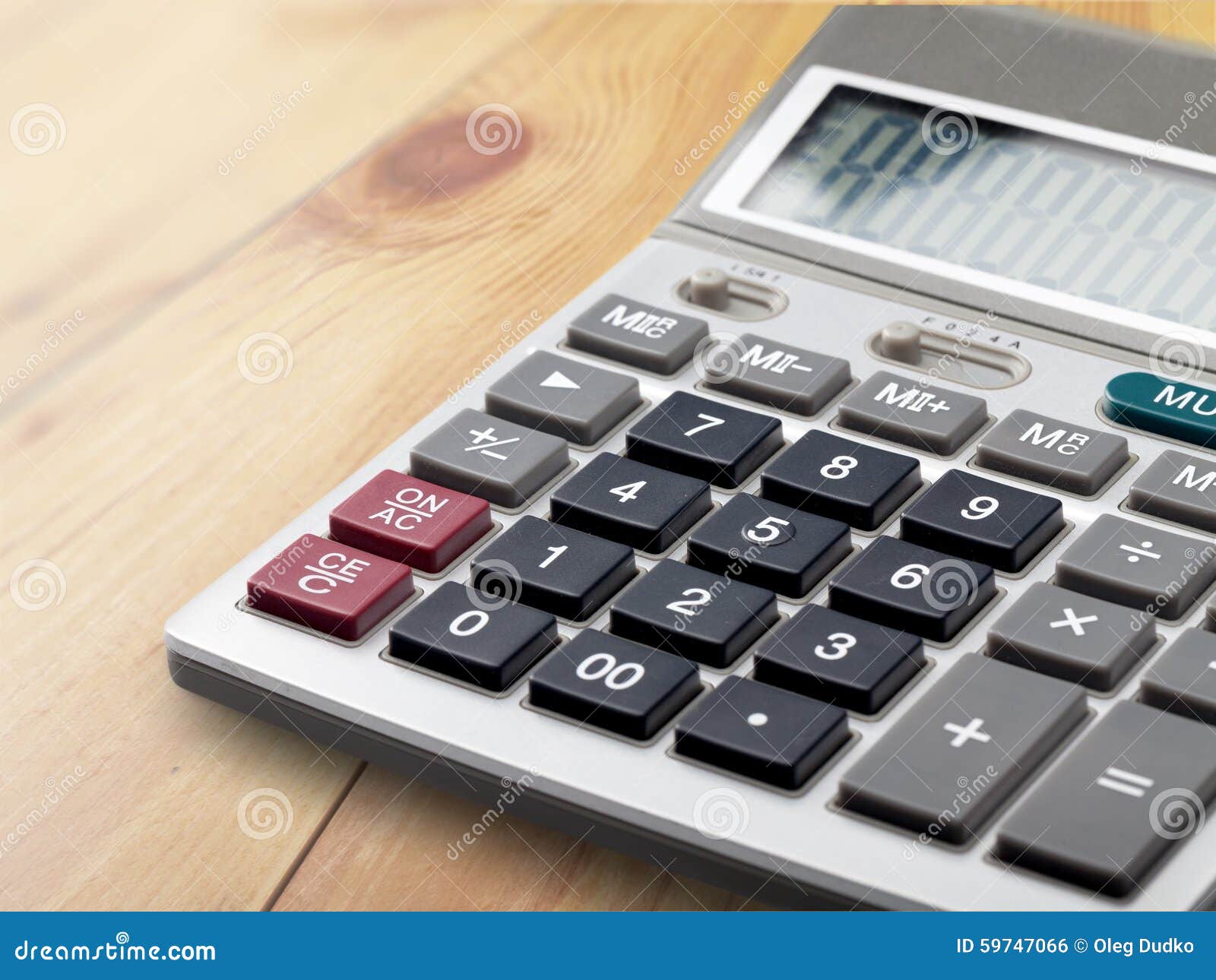 Office Calculator stock photo. Image of isolated, white - 59747066
