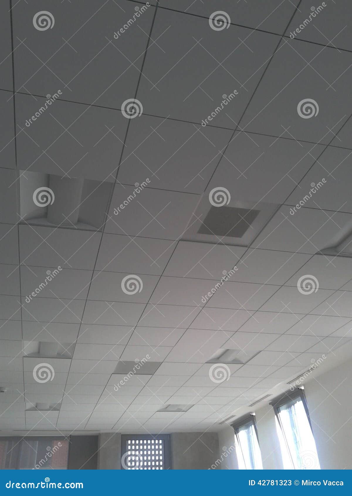 Office ceiling stock image. Image of indoor, lamps, ceiling - 42781323