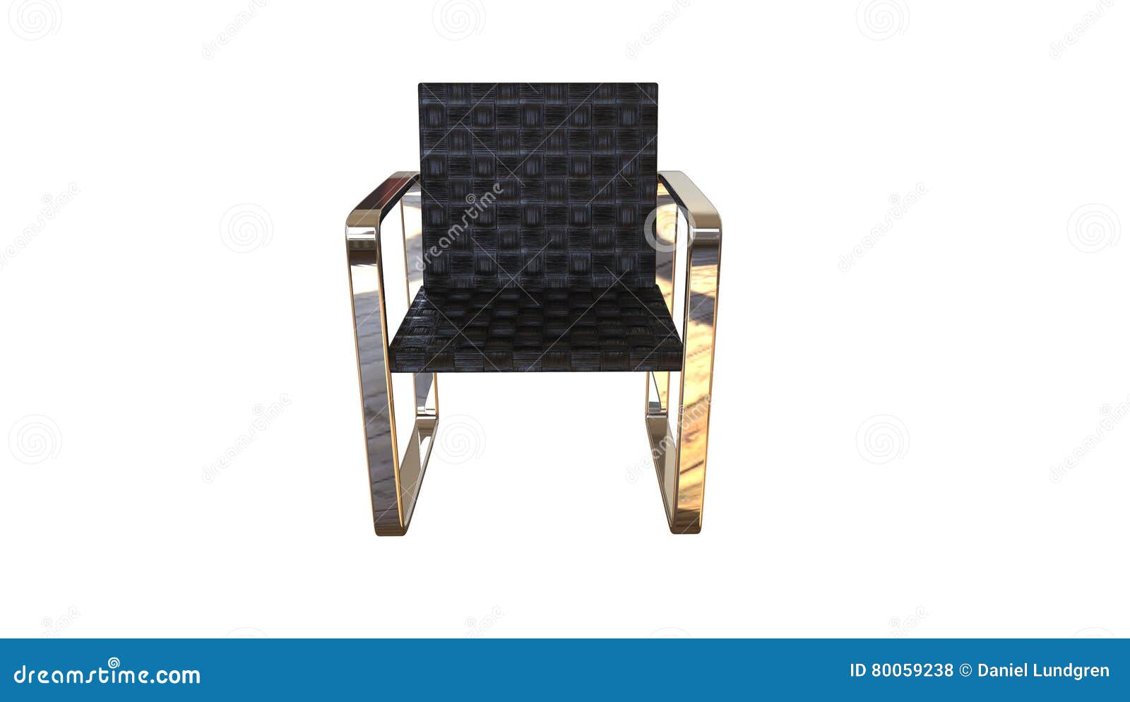 Office Chair 3d Rendering Isolated on a White Background Stock ...