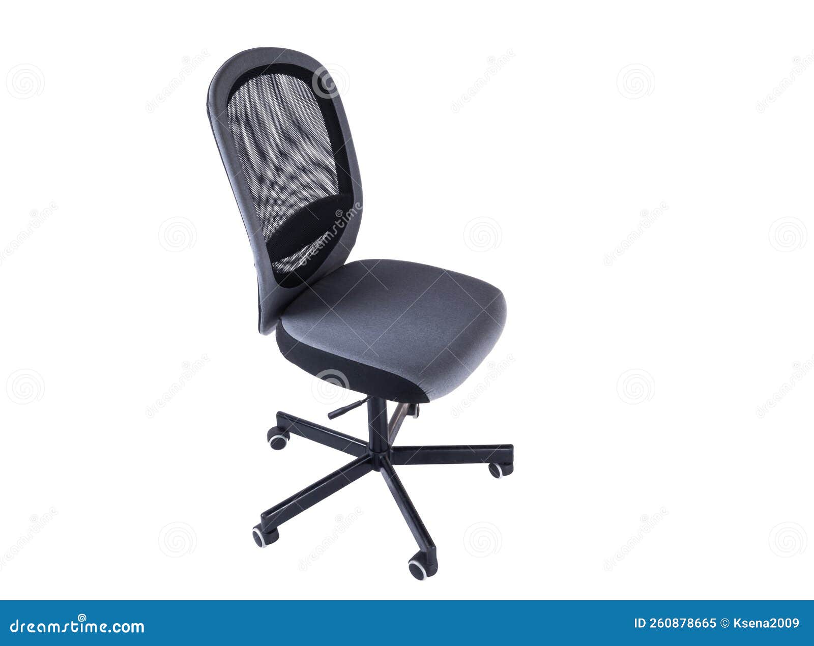 Office chair isolated stock image. Image of mesh, work - 260878665