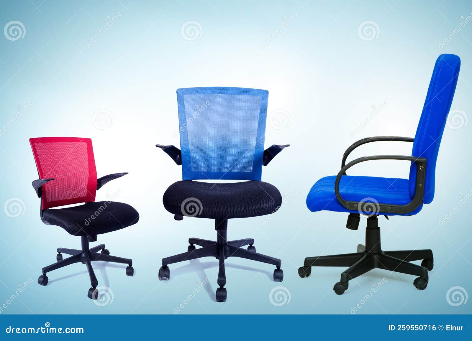 Office Chairs in the Promotion Concept Stock Photo - Image of ...