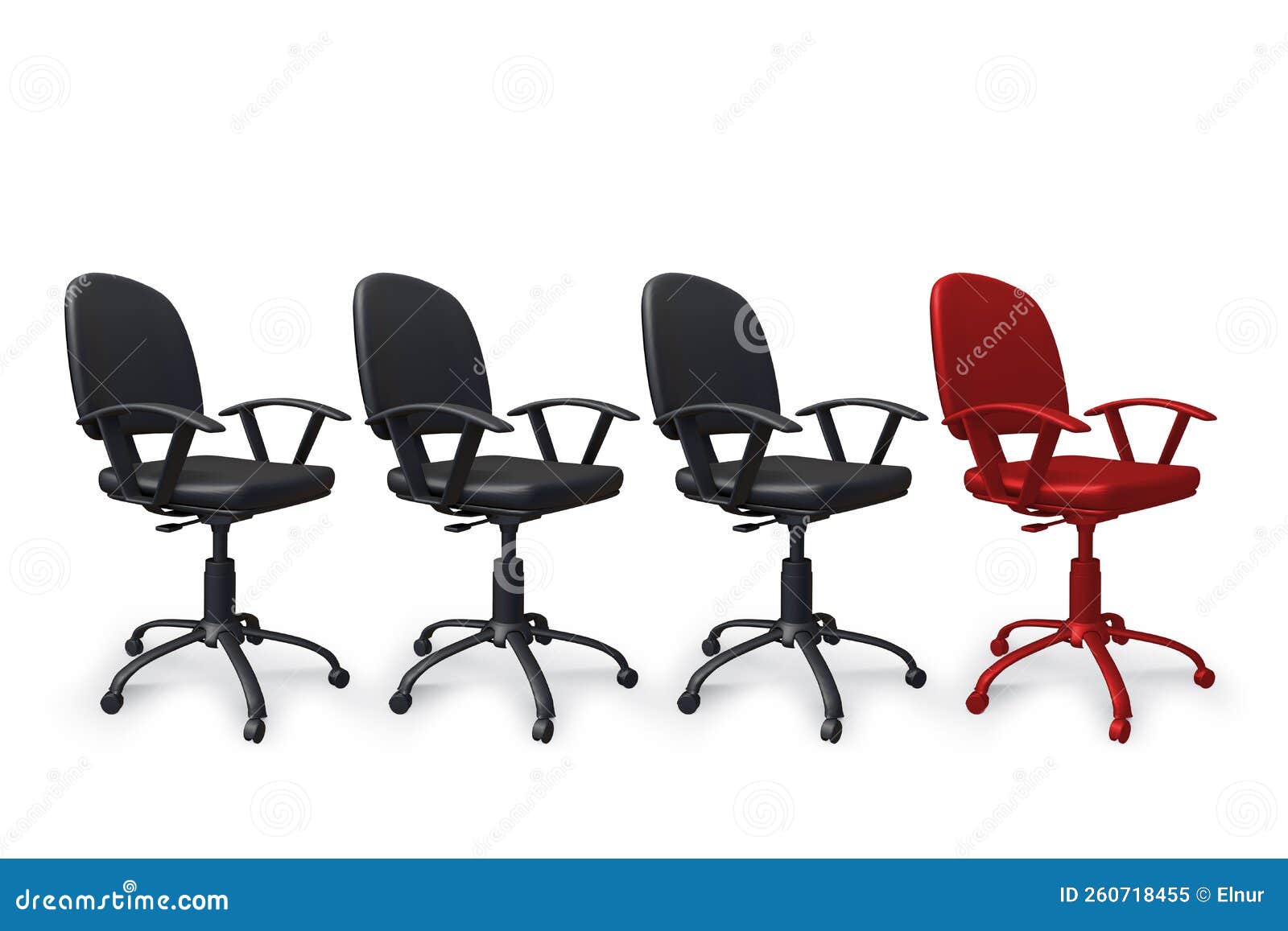 Office Chairs in Promotion Concept Stock Image - Image of ambition ...