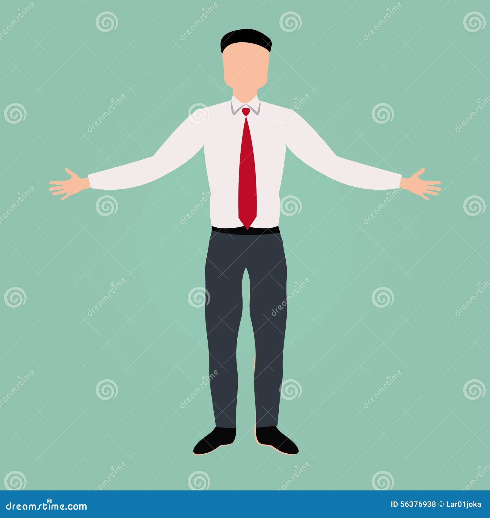 Office character stock vector. Illustration of human - 56376938