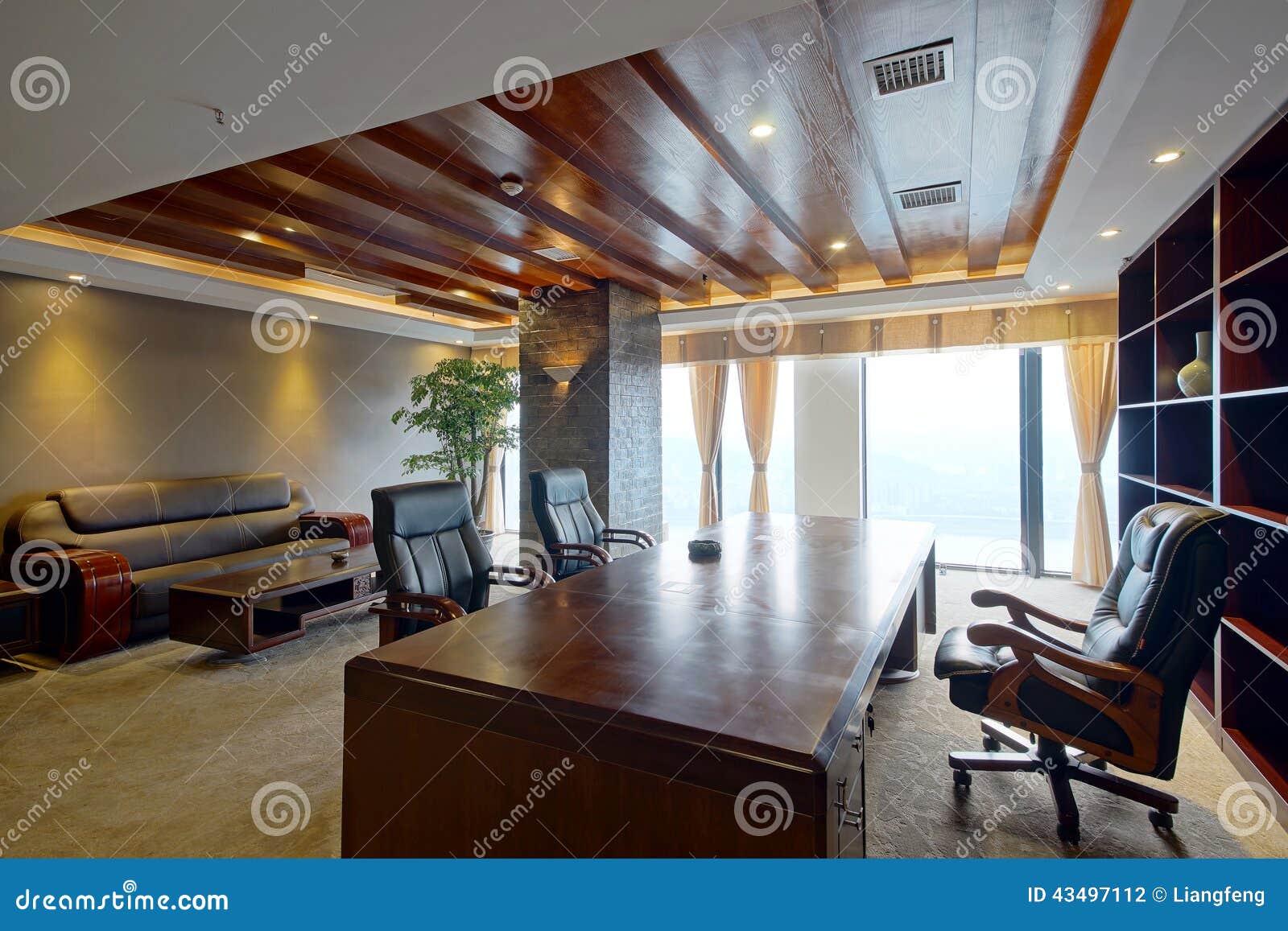 Office stock photo. Image of minimalism, modern, clean - 43497112