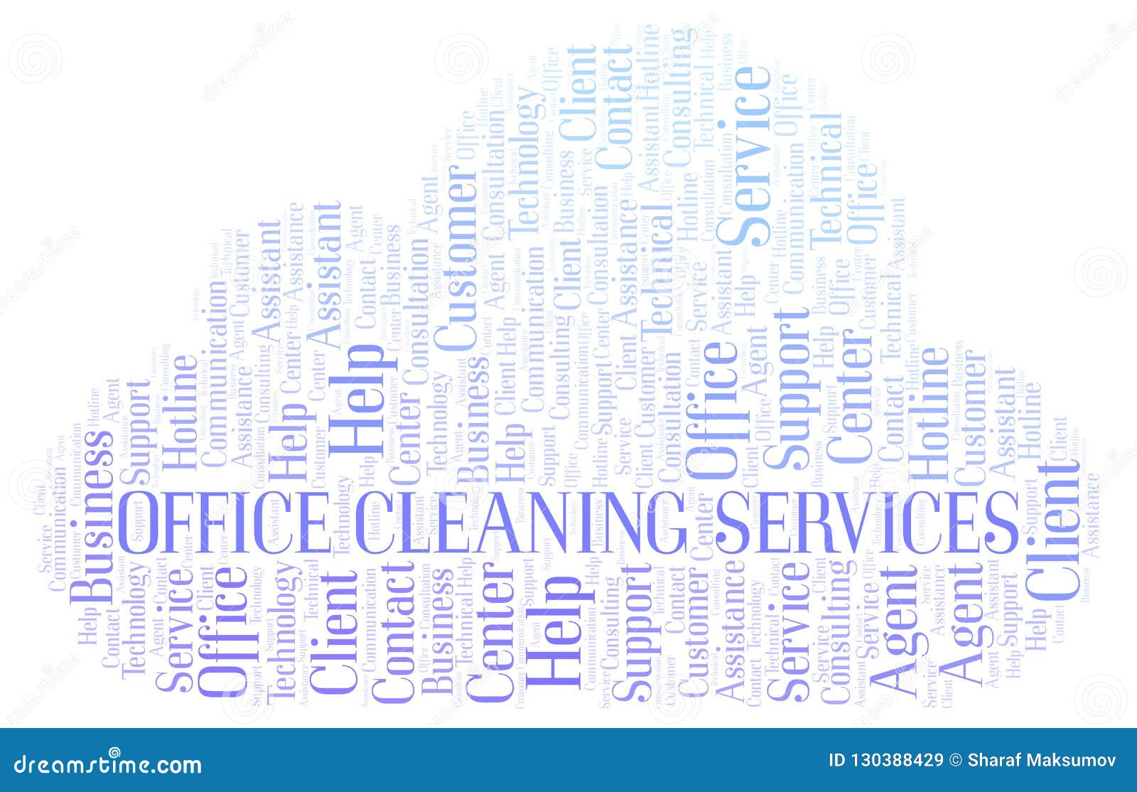 Office Cleaning Services Word Cloud. Stock Illustration - Illustration ...