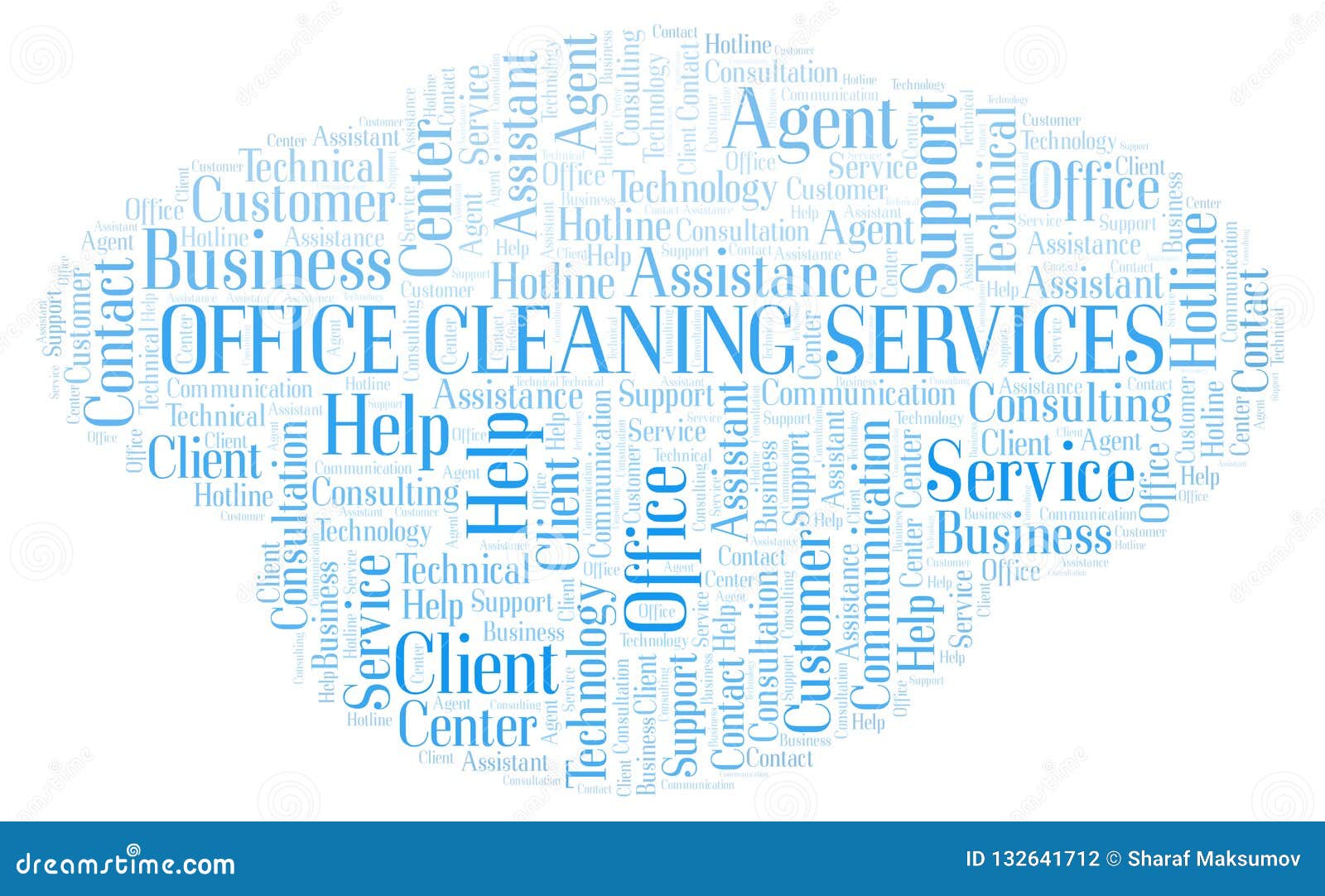 Office Cleaning Services Word Cloud Stock Illustration - Illustration ...