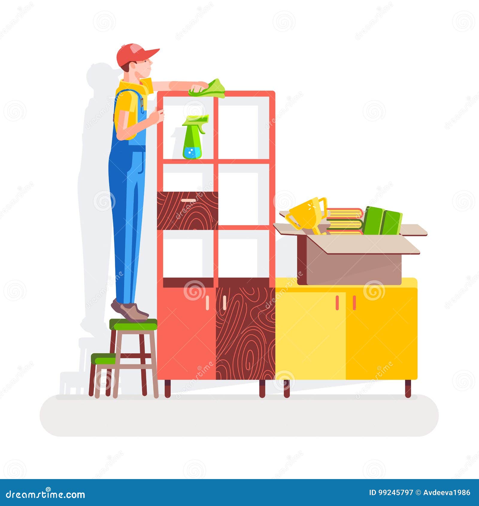 Cabinet Office Supplies Cartoons