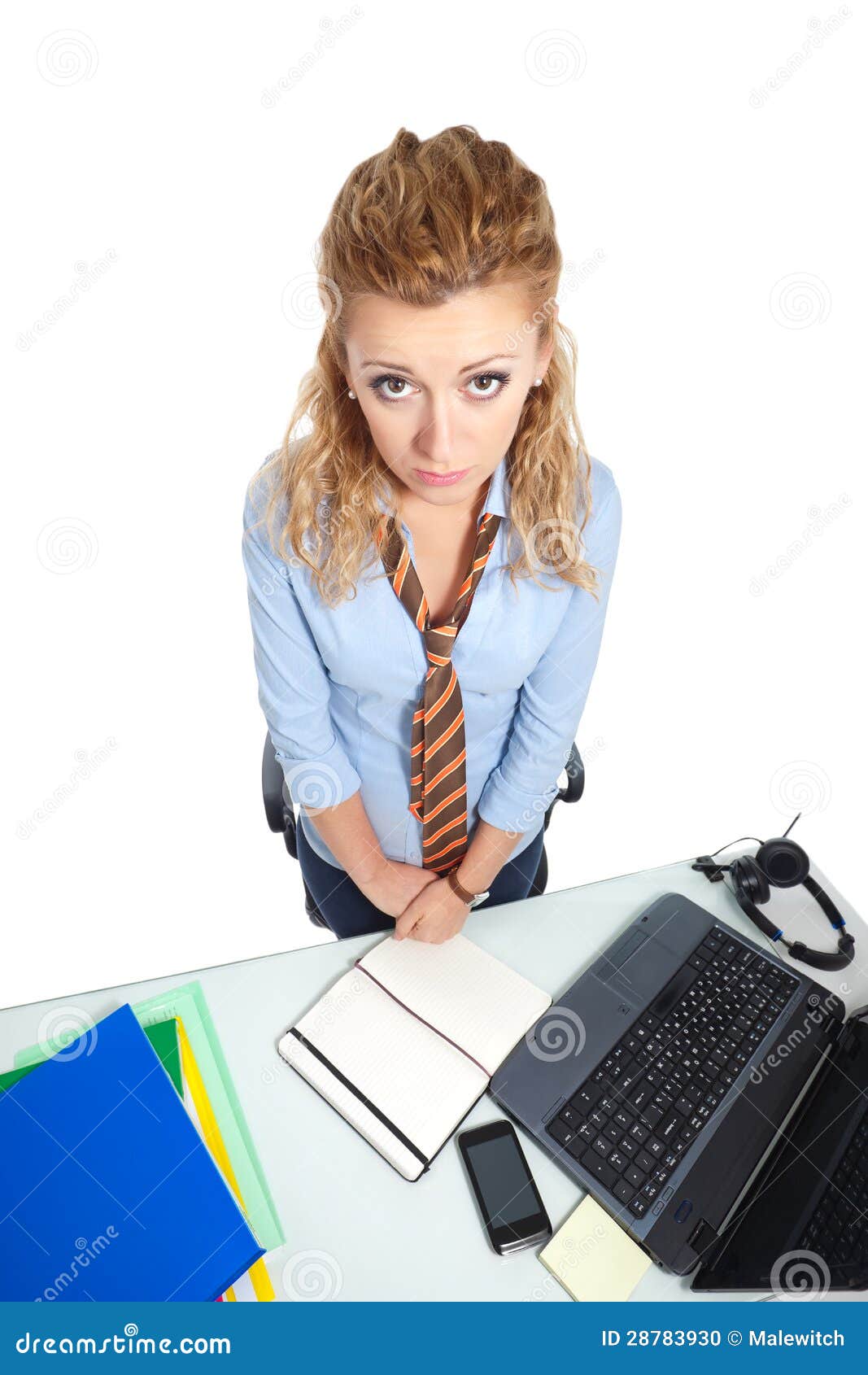 Office clerk-7 stock photo. Image of caucasian, notebook - 28783930