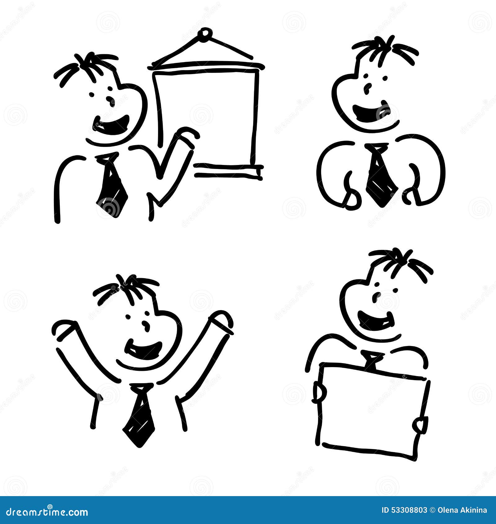 Office clerk stock vector. Illustration of business, director - 53308803