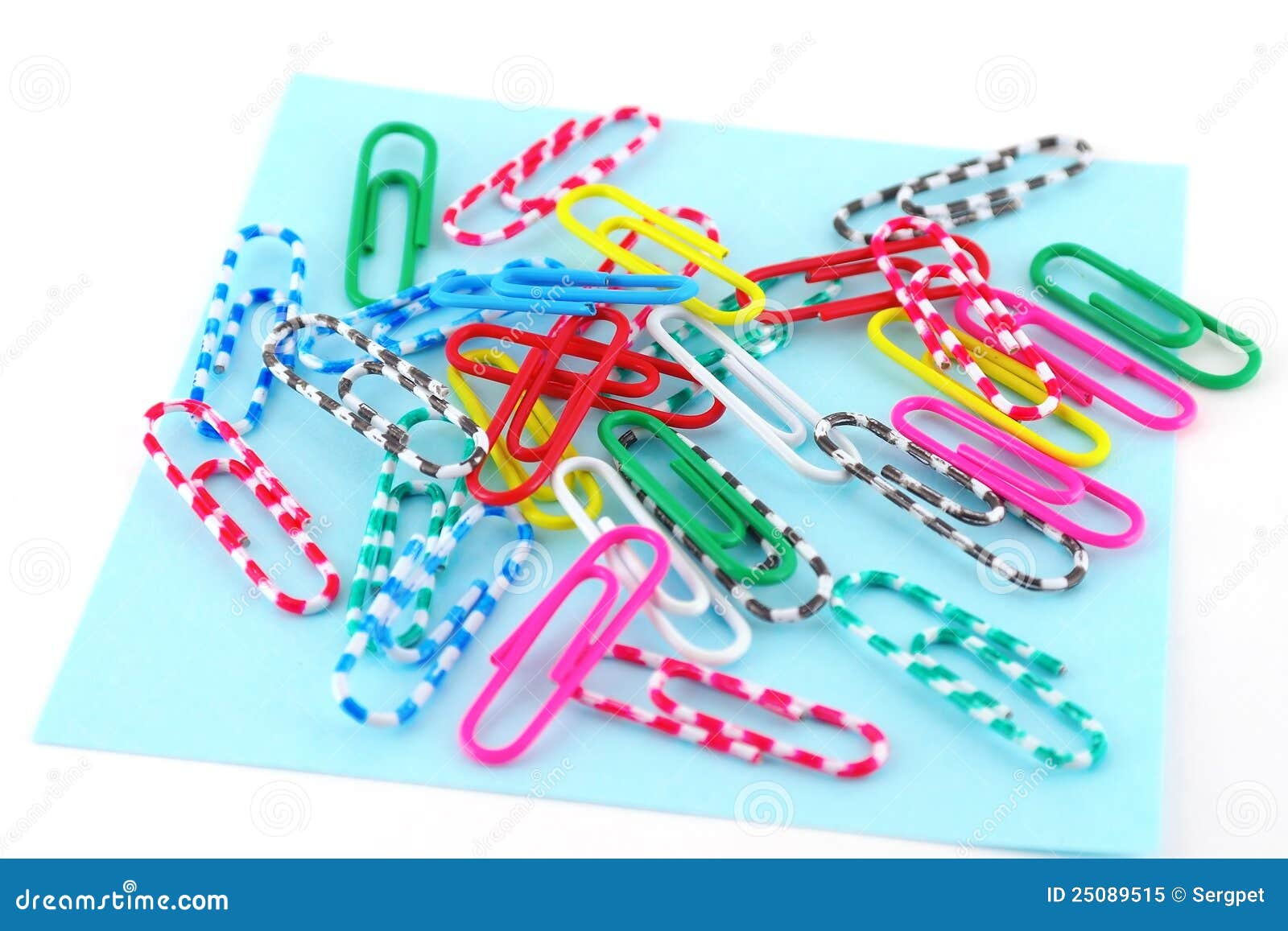 Office clips for paper stock image. Image of attach, metal - 25089515