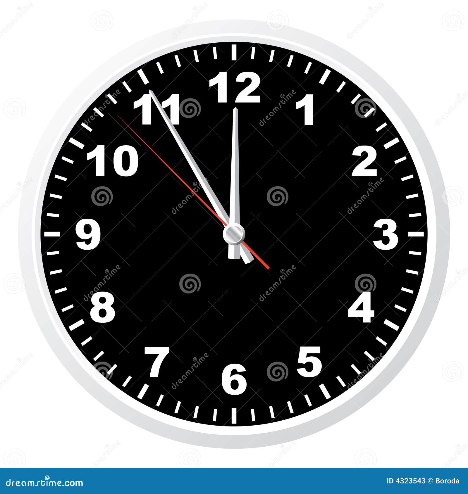 Office Clock Icon And Time Symbol Royalty-Free Cartoon | CartoonDealer ...