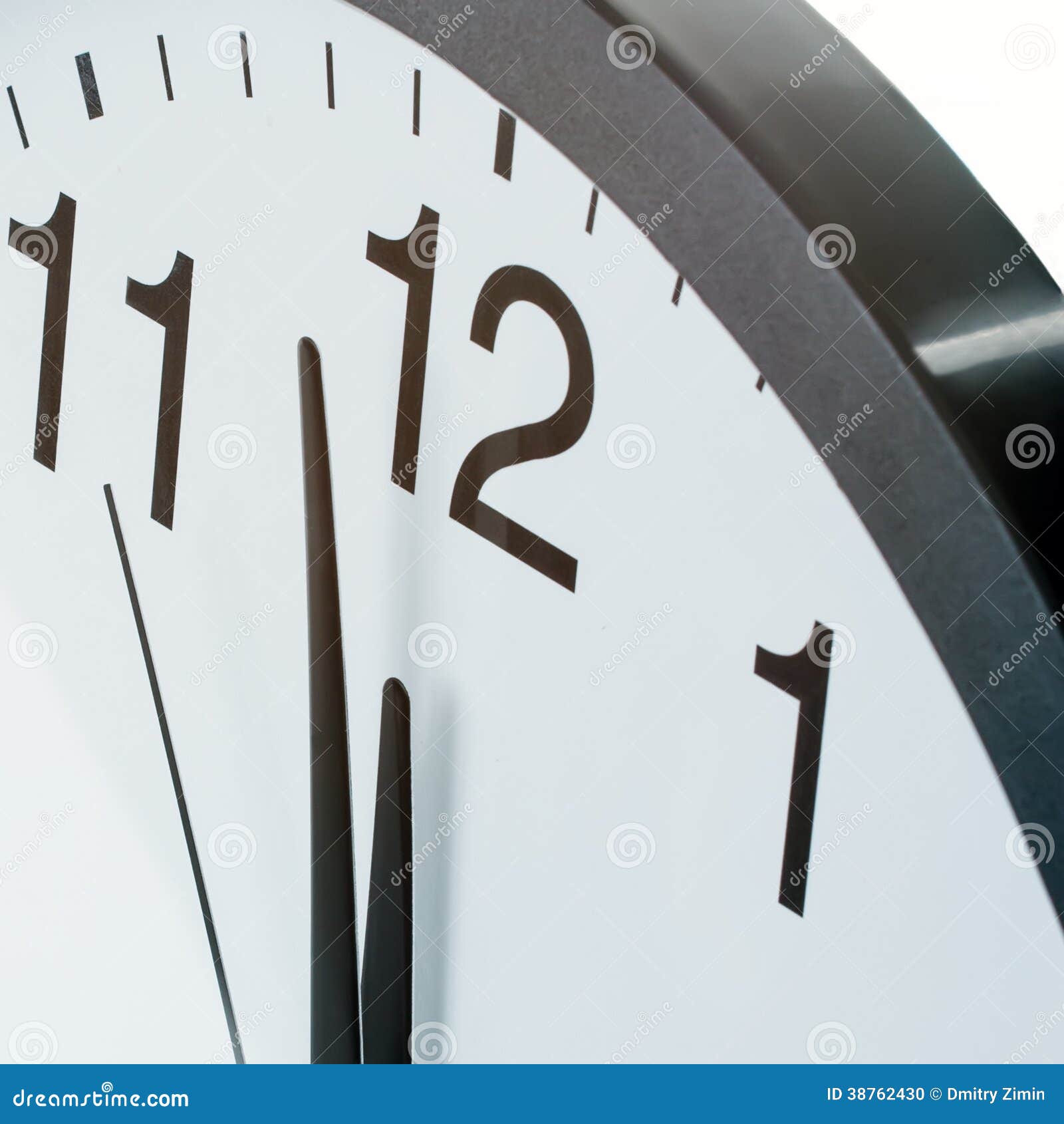 Office clock stock photo. Image of midnight, punctual - 38762430