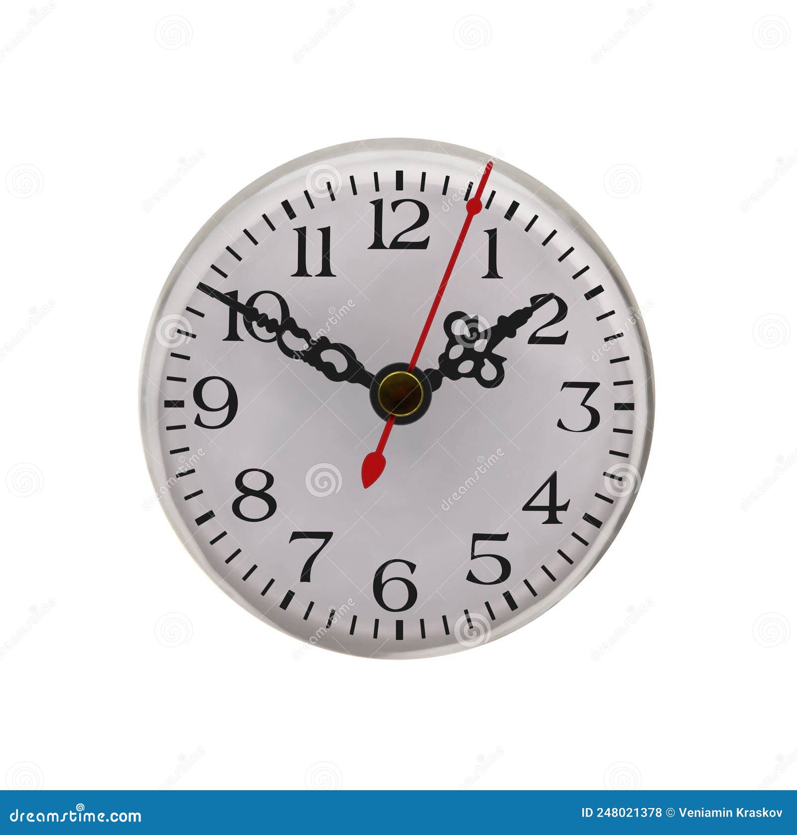 Office clock isolated stock photo. Image of pointer - 248021378