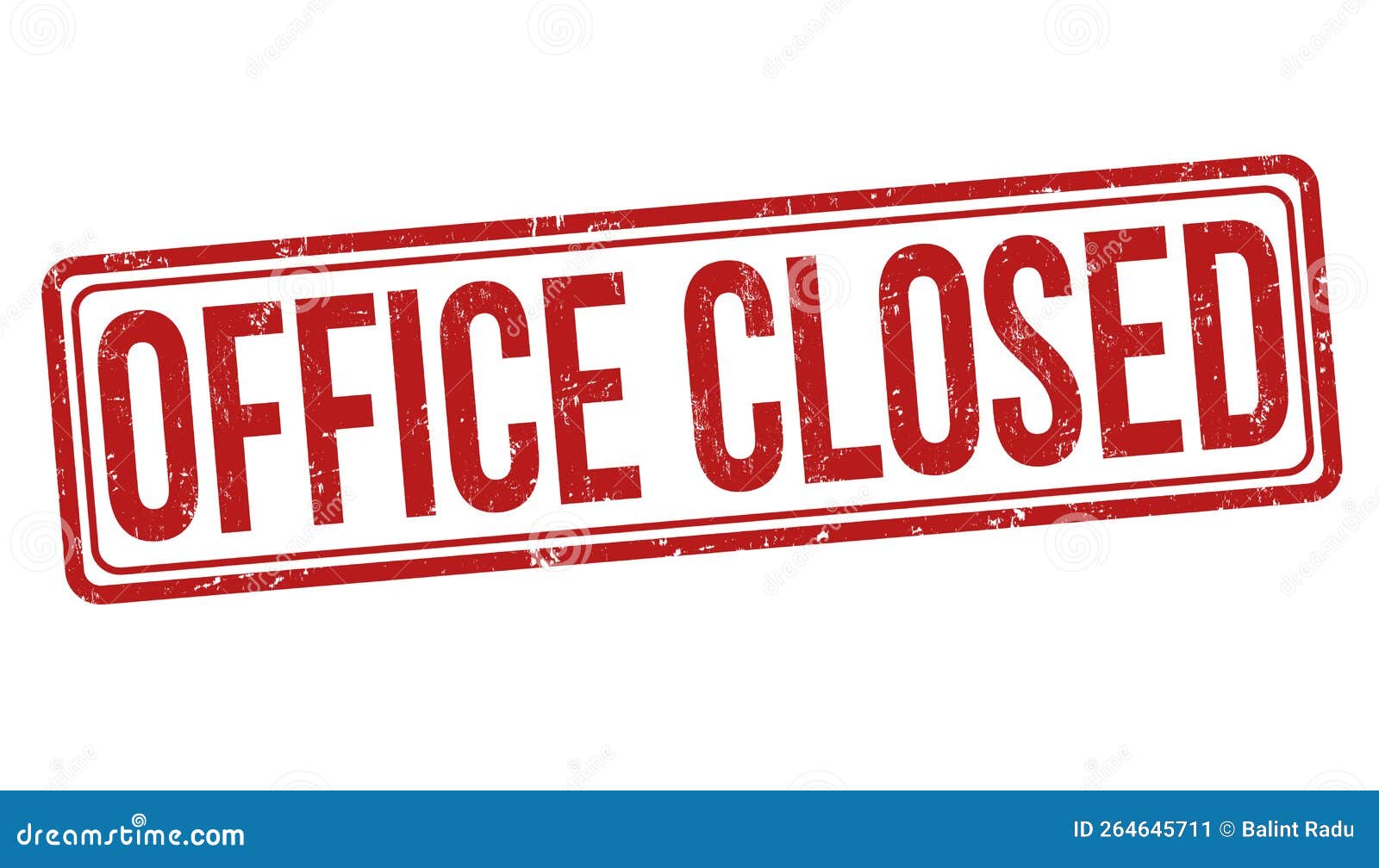 Office Closed Sign, Empty Building Hallway Shows Business Interruption ...