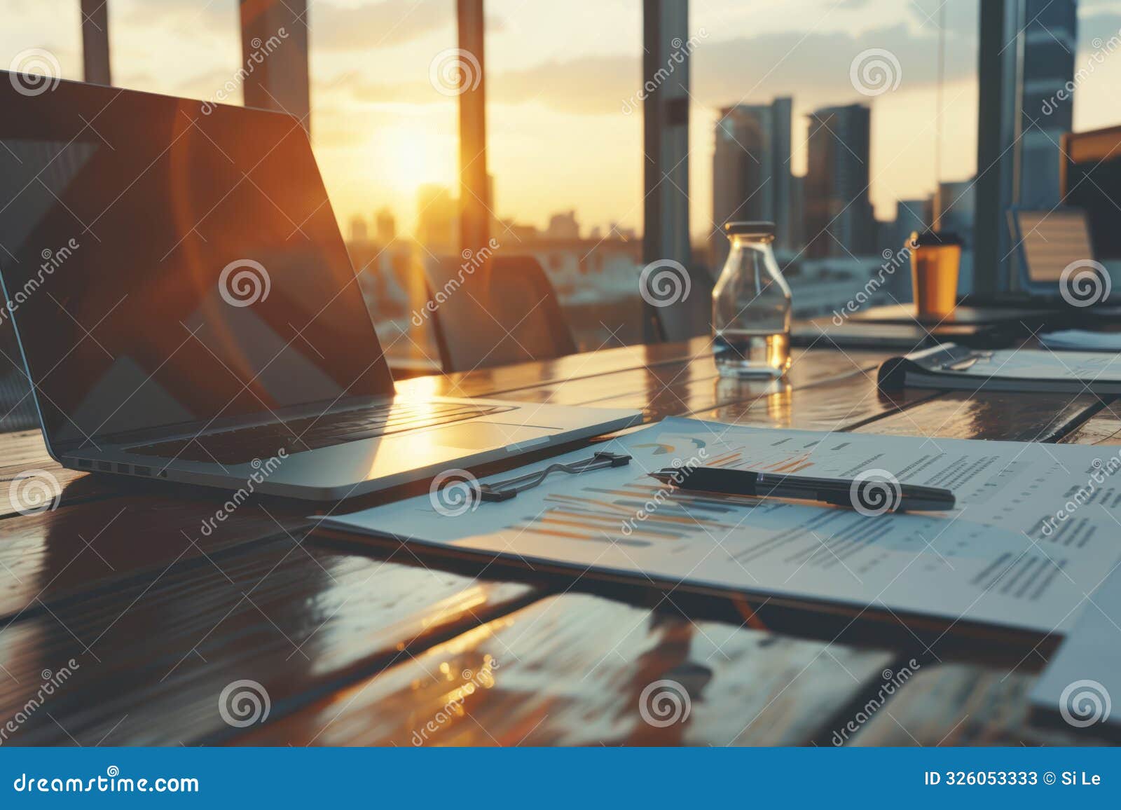 Office Collaboration: Group of Business Professionals Working Together ...