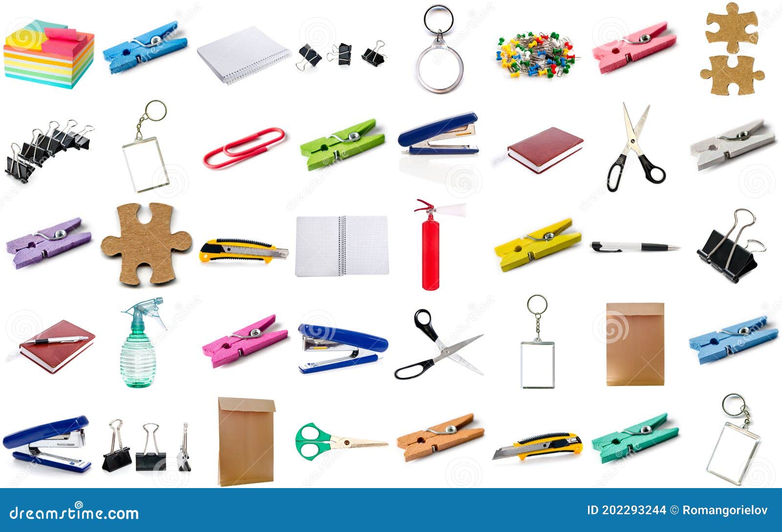 Office collection stock photo. Image of blank, object - 202293244