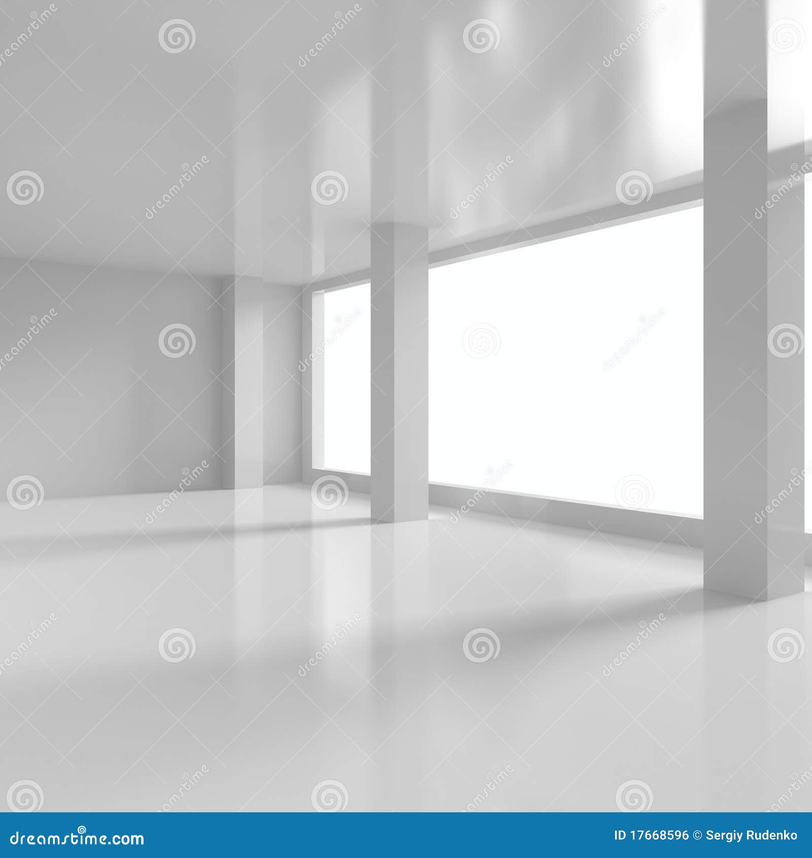 Office with Columns stock illustration. Illustration of office - 17668596