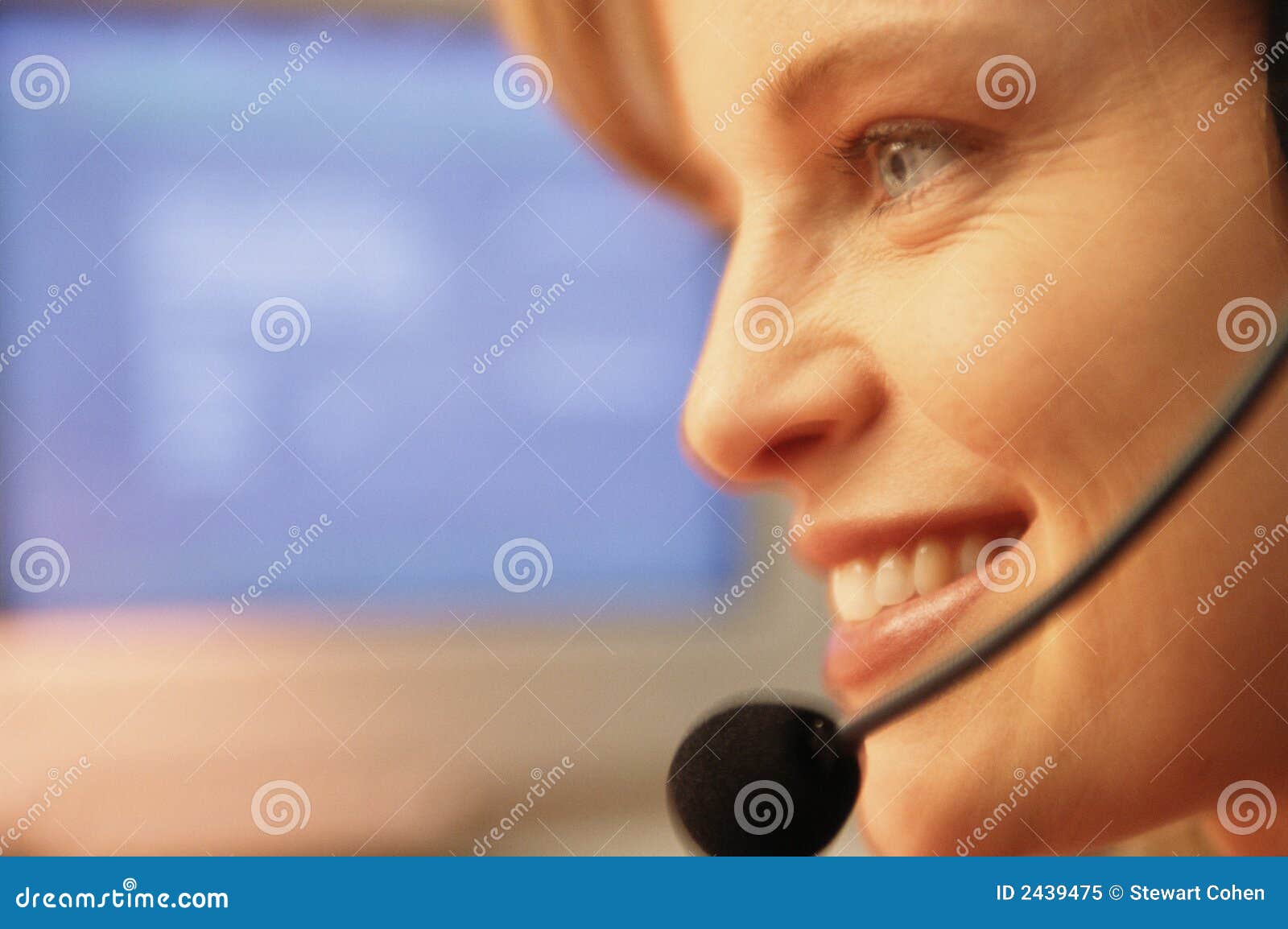 Office communications stock image. Image of smile, eyebrow - 2439475