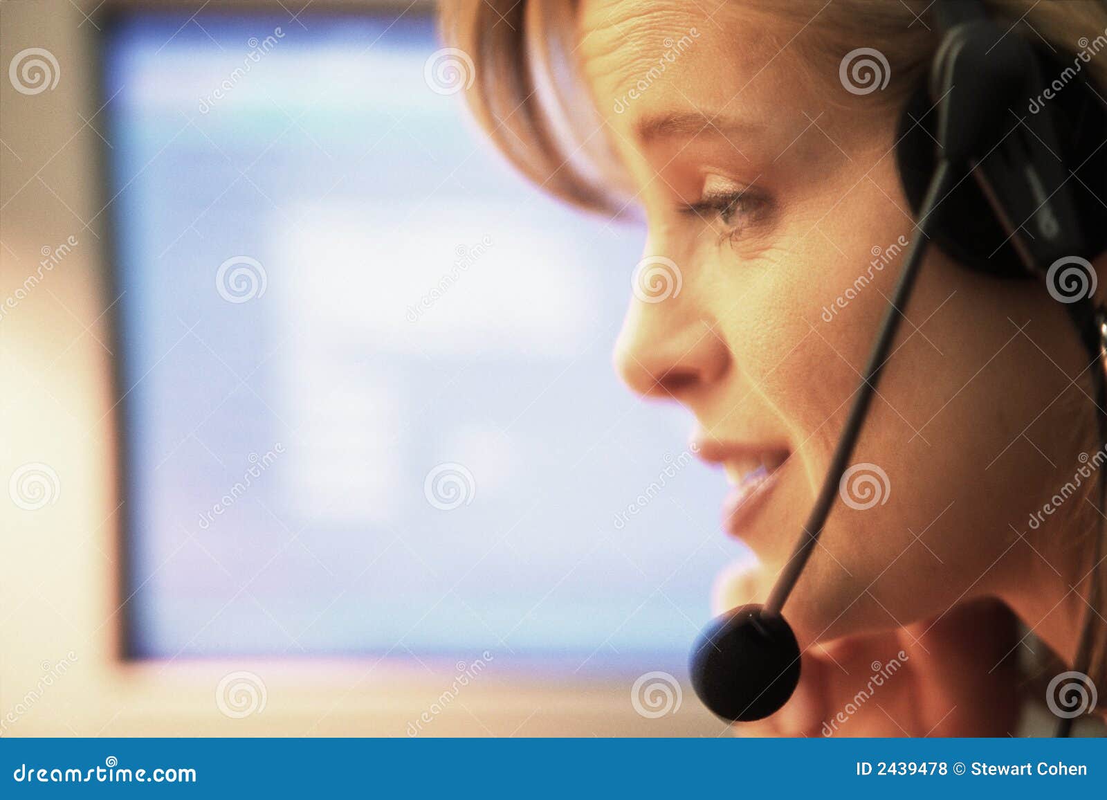 Office communications stock photo. Image of profile, businesswoman ...
