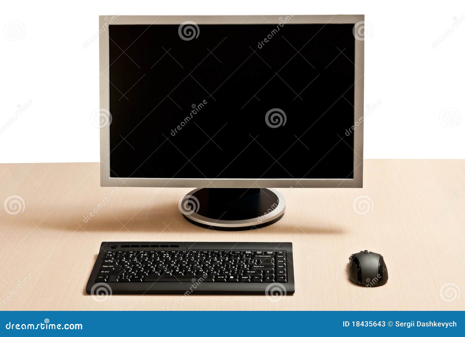 Office computer stock image. Image of color, desktop - 18435643