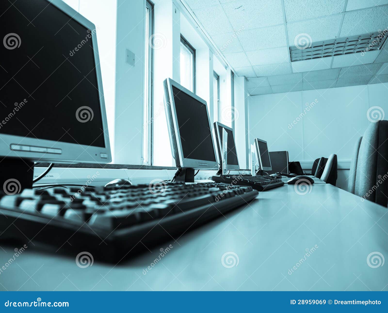 Office computer stock image. Image of office, keyboard - 28959069