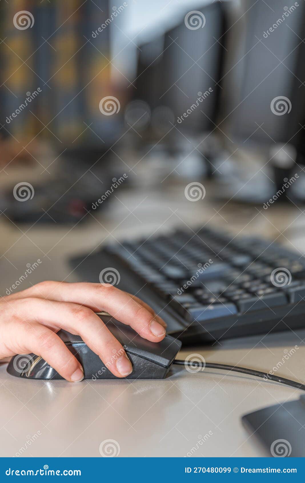 Office and Computer Work Station Stock Image - Image of hardware ...