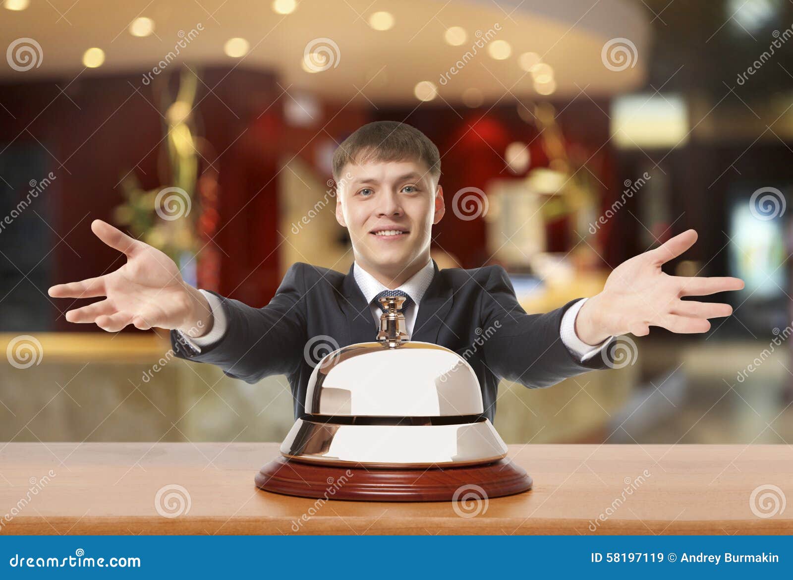 Office Concierge stock image. Image of button, help, hospitality - 58197119