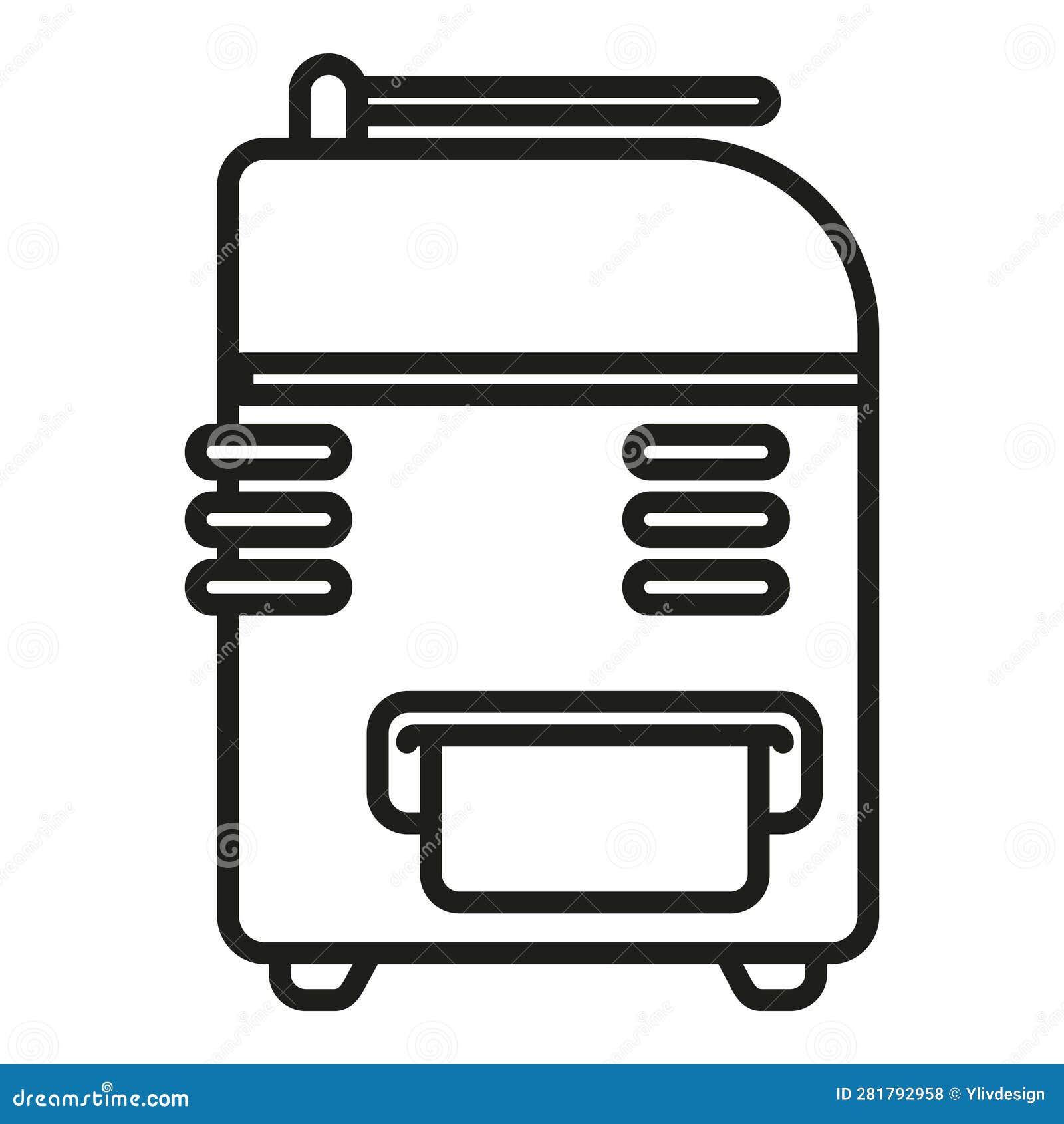 Office Copy Machine Icon Outline Vector. Digital Print Stock Vector ...