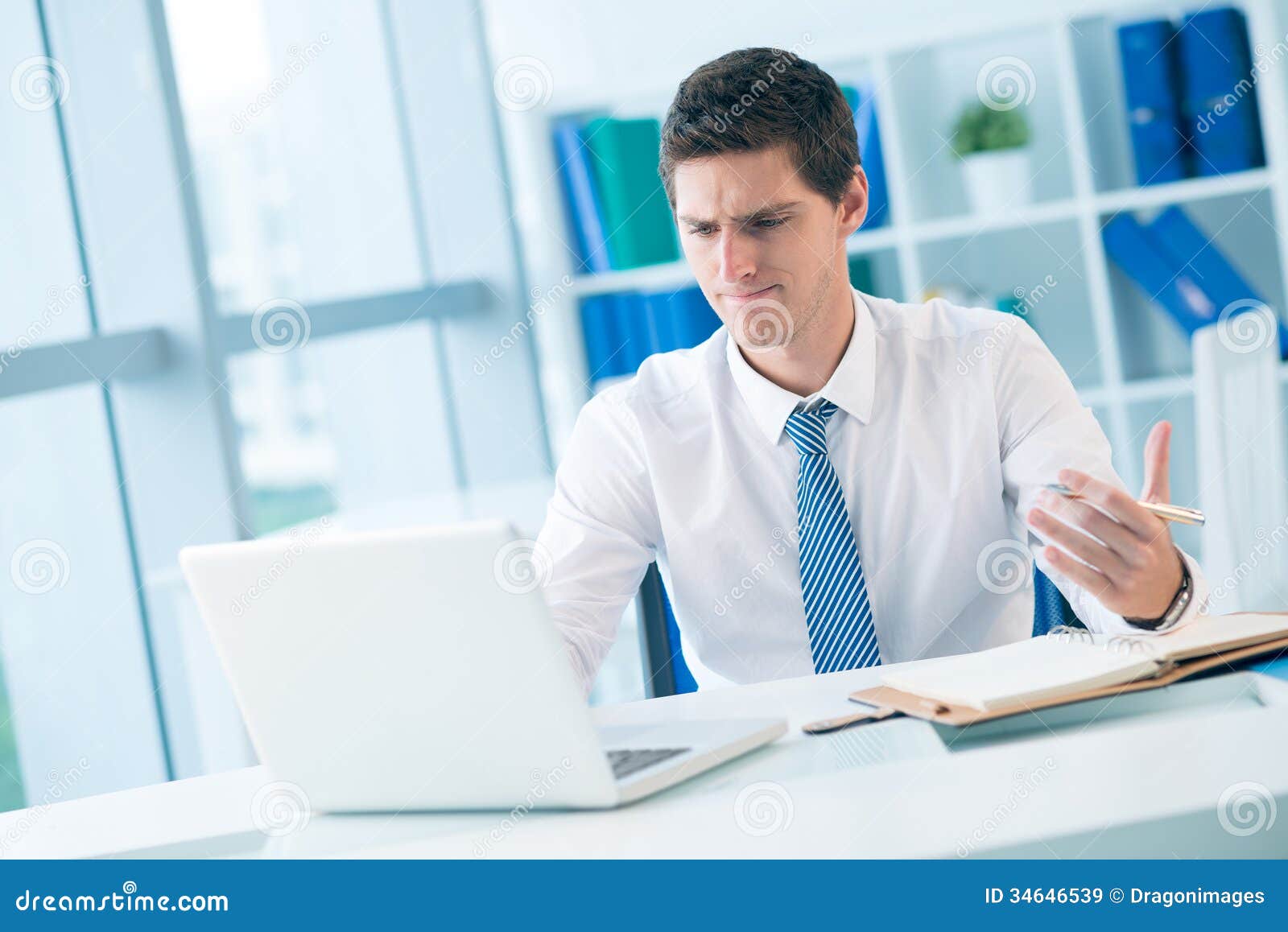 At the office stock image. Image of busy, paperwork, networking - 34646539