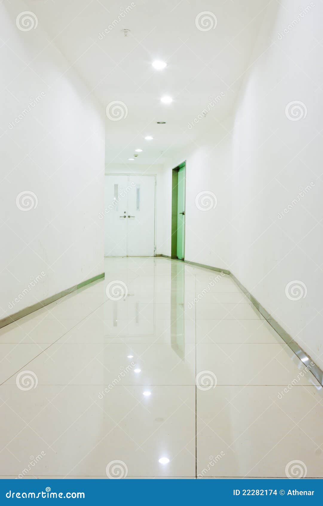 Office corridor interior stock photo. Image of indoor - 22282174