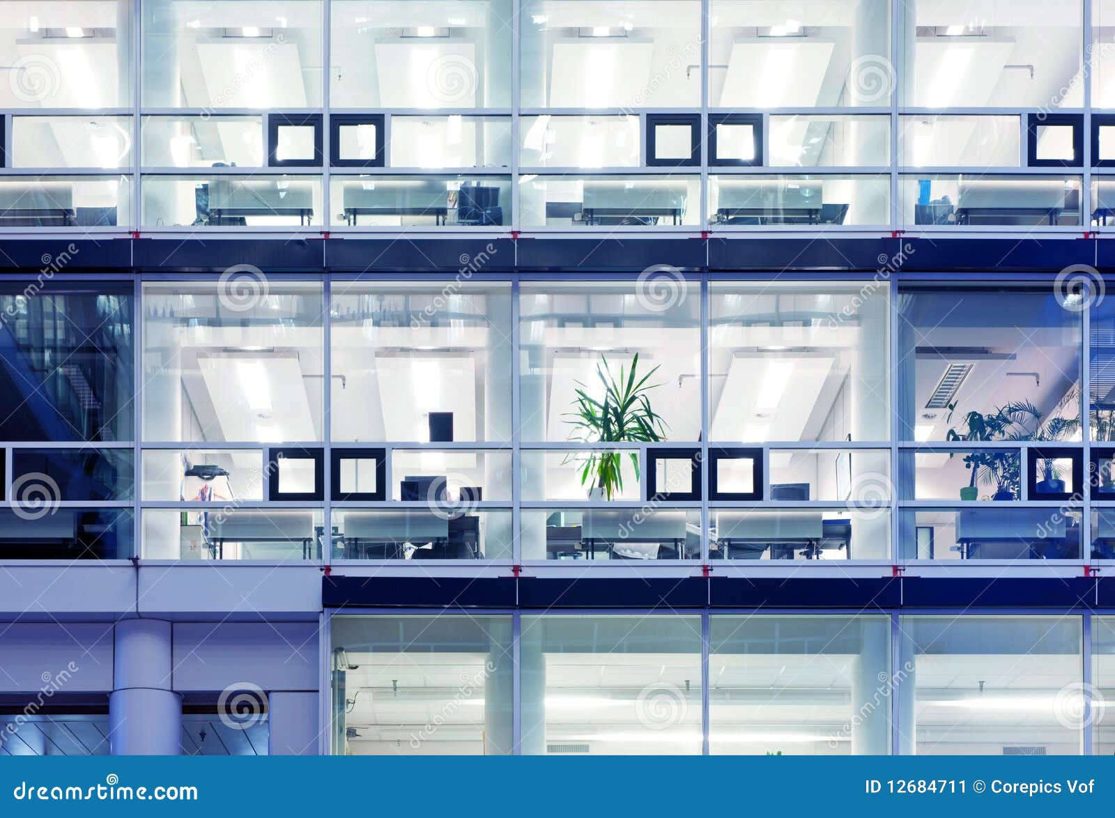 Office cubicles stock image. Image of lights, workplace - 12684711