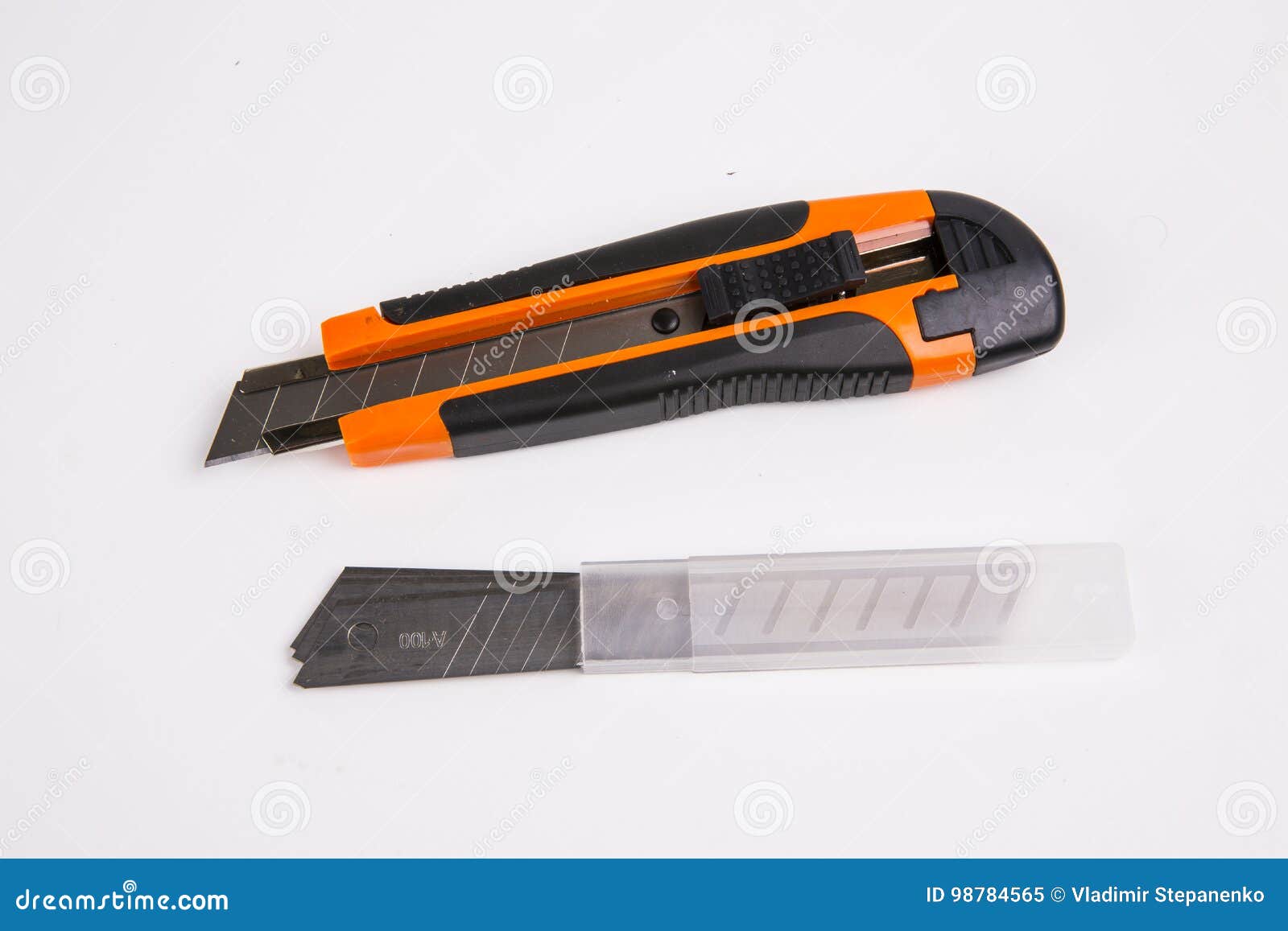 Office cutting knife stock image. Image of cutter, paper - 98784565