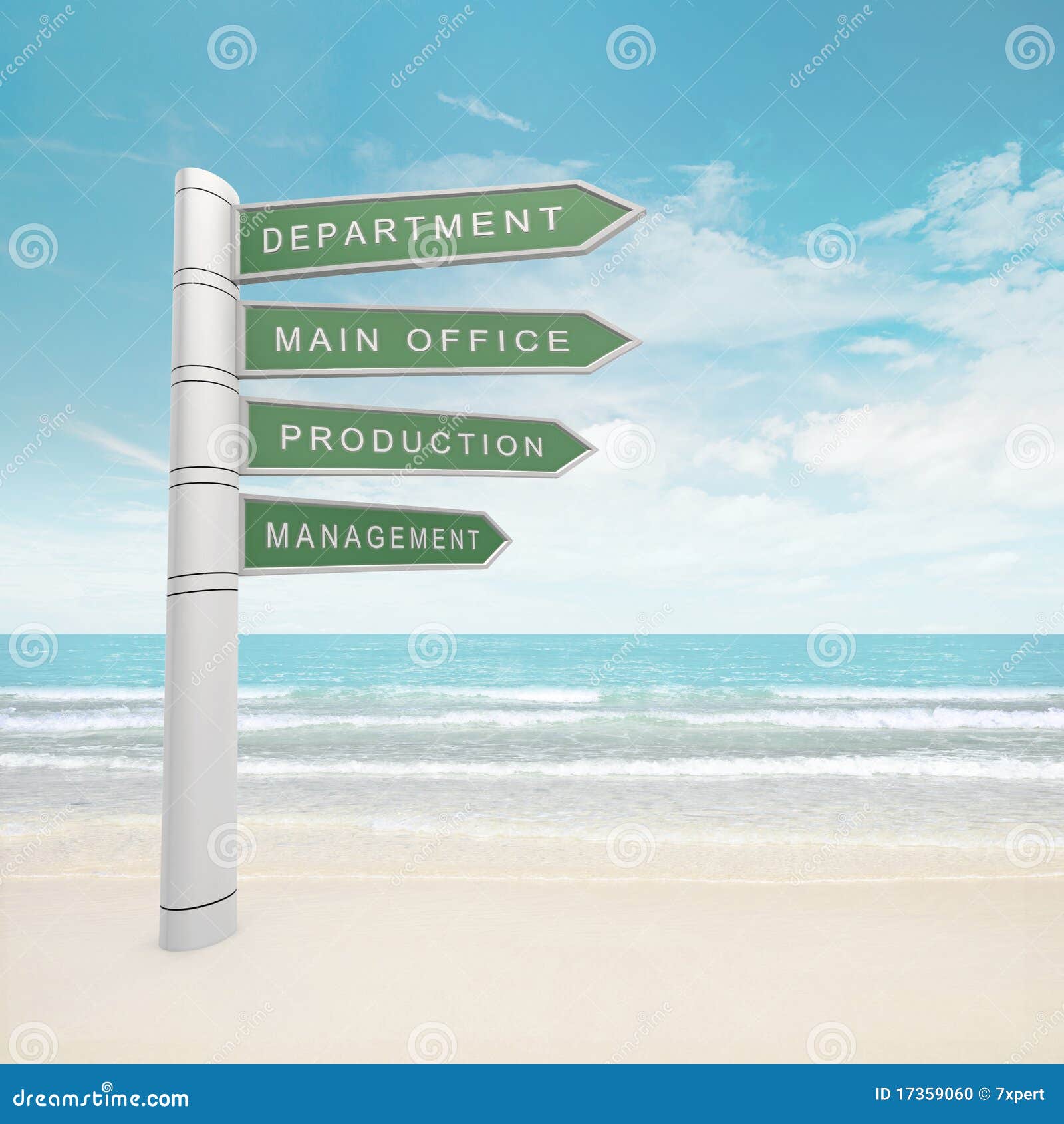 Office Department Directions Stock Illustration - Illustration of ...