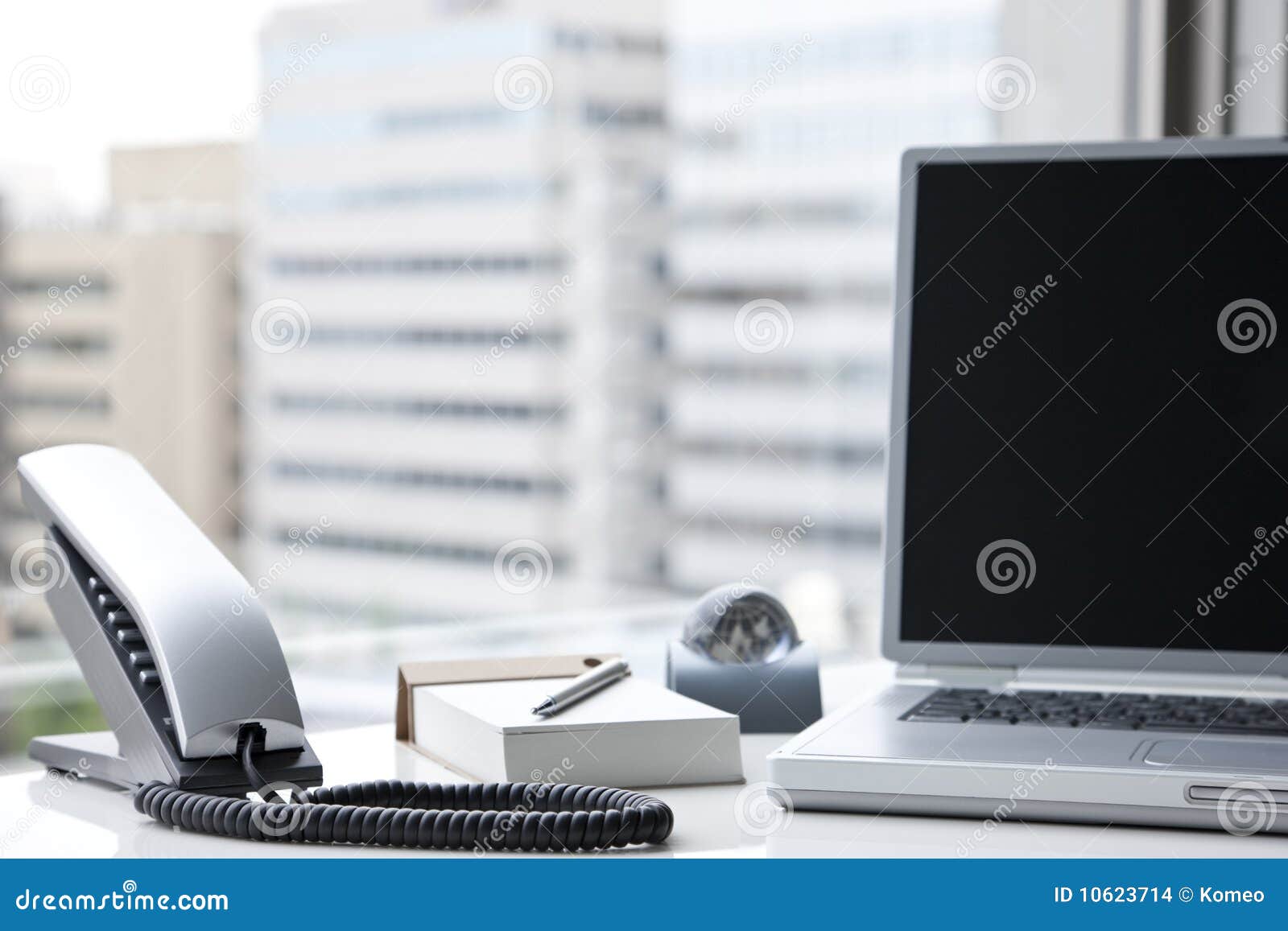 Office desk stock photo. Image of note, comfortable, monitor - 10623714