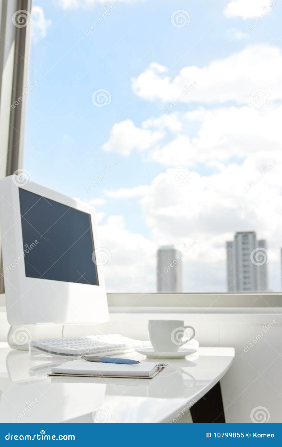 Office desk stock image. Image of work, coffee, stationery - 10799855