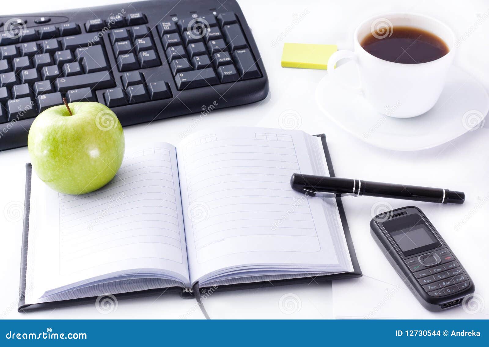 Office desk stock photo. Image of house, item, computer - 12730544
