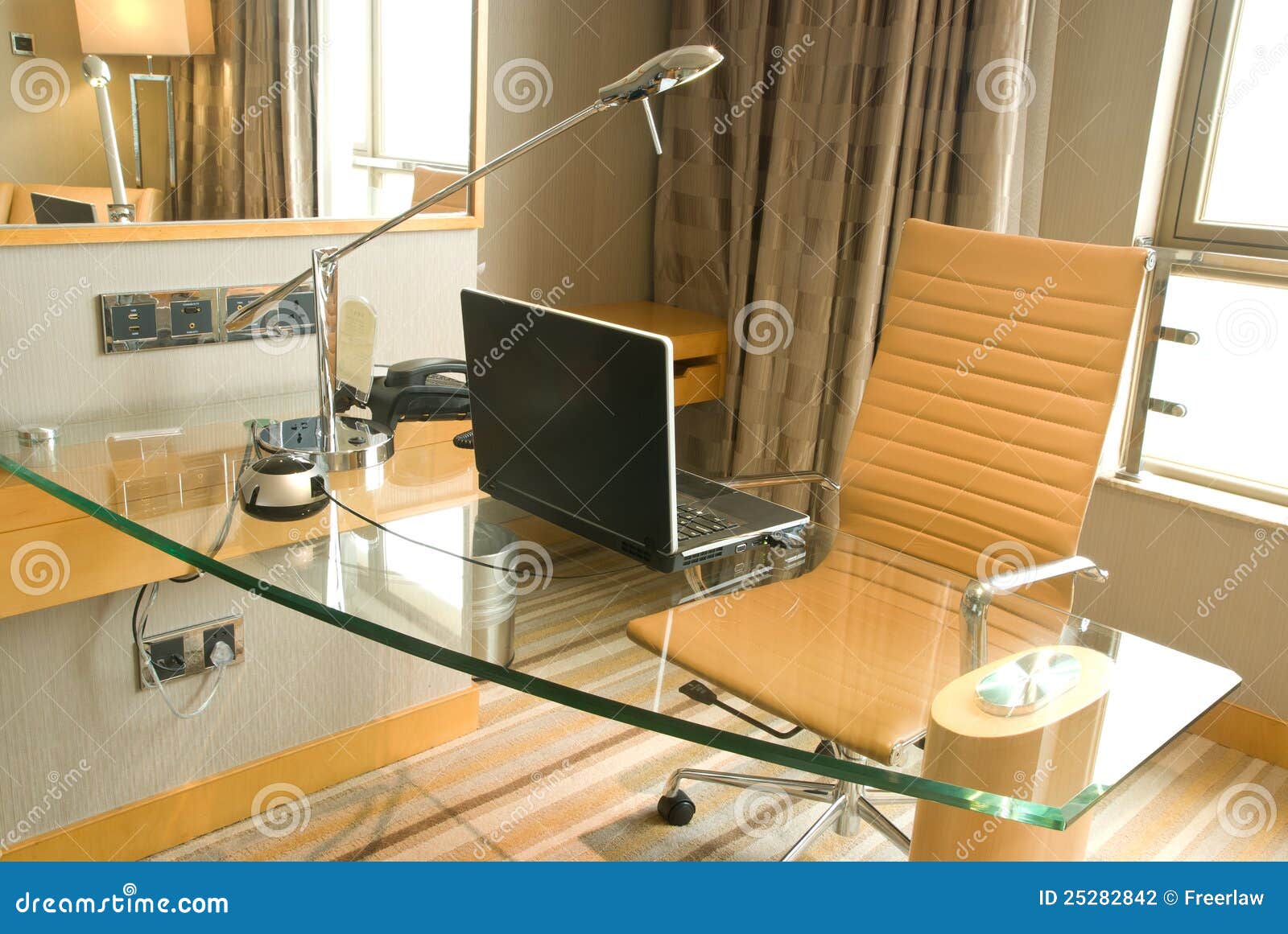 Office desk stock photo. Image of morning, computer, desktop - 25282842