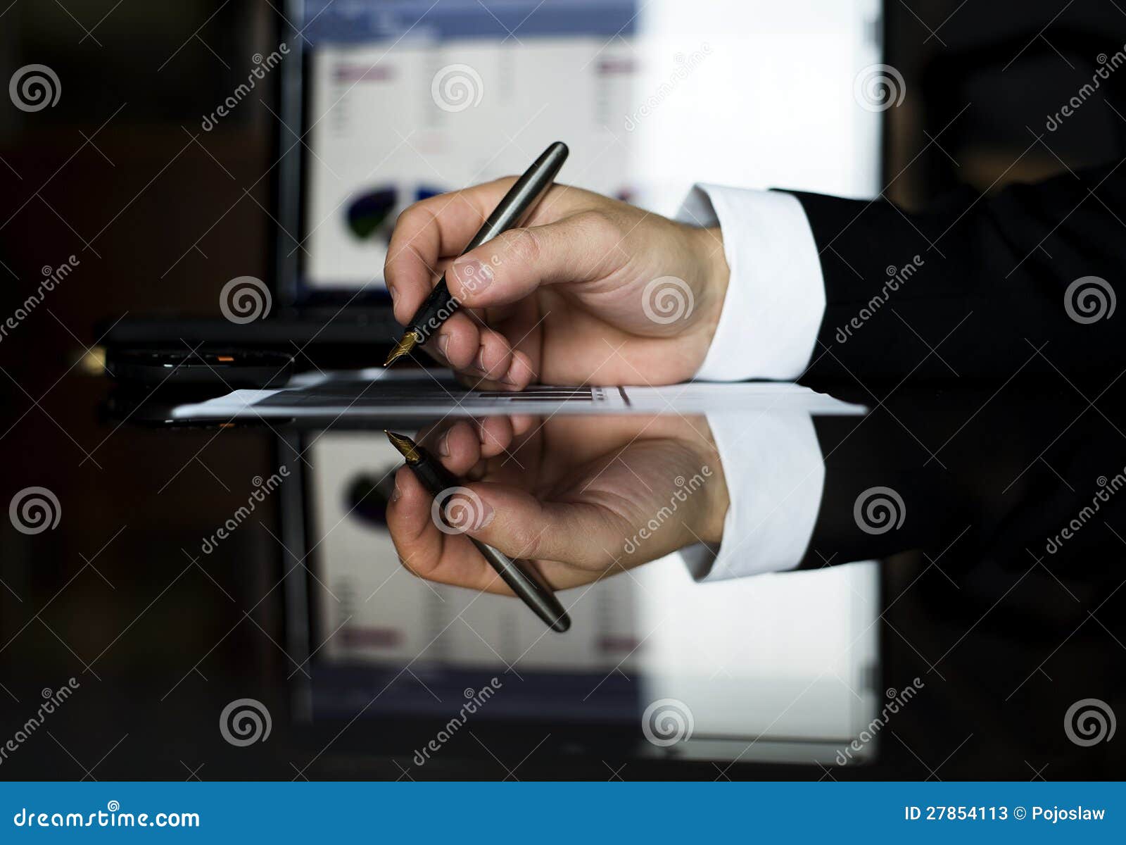 Office desk stock image. Image of pointing, reflexion - 27854113