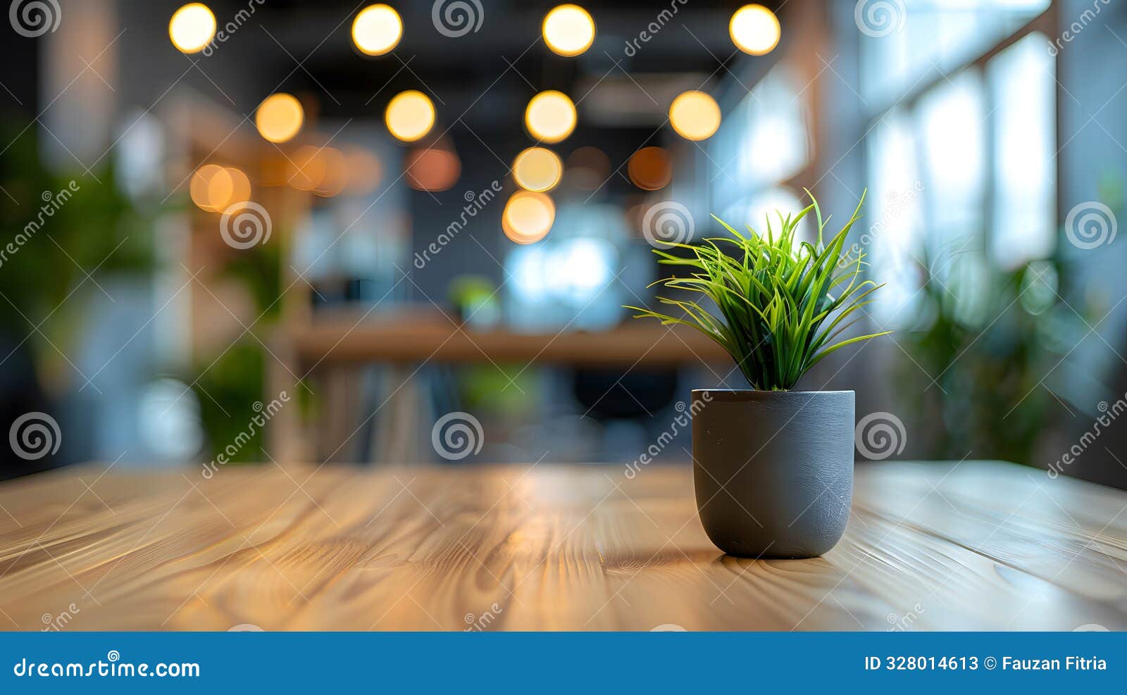 Office Desk with Blurred Office Background and Copyspace – Office ...