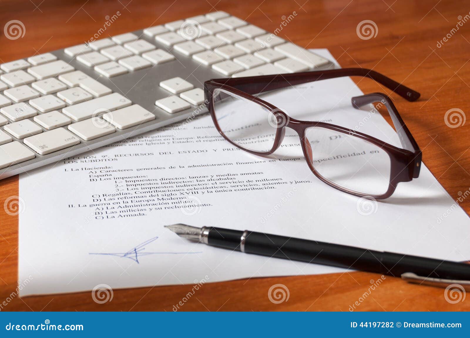 Office Desk with Everyday Objects Stock Photo - Image of blind, monitor ...
