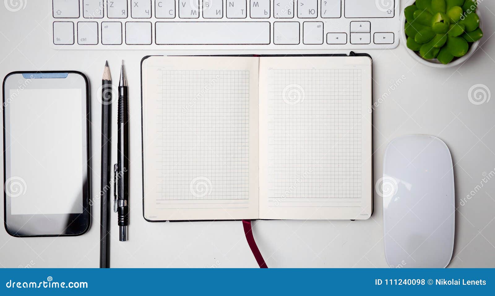 Office Desk a Stack of Computer Paper Reports Work Forms Stock Photo ...